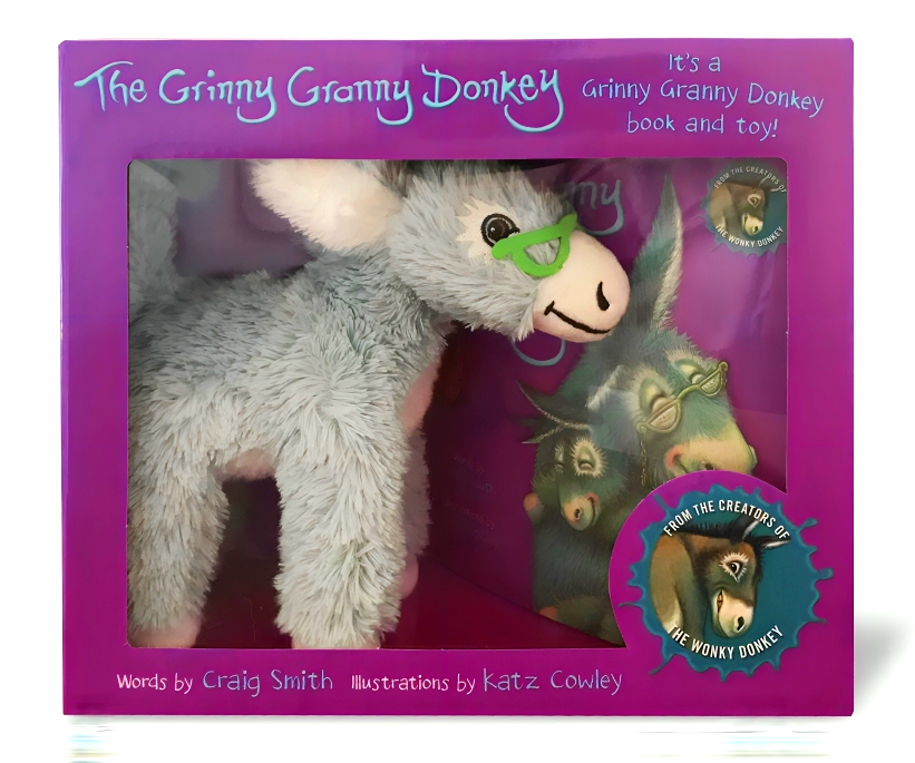 The Grinny Granny Donkey Book And Plush Toy – BookXcess