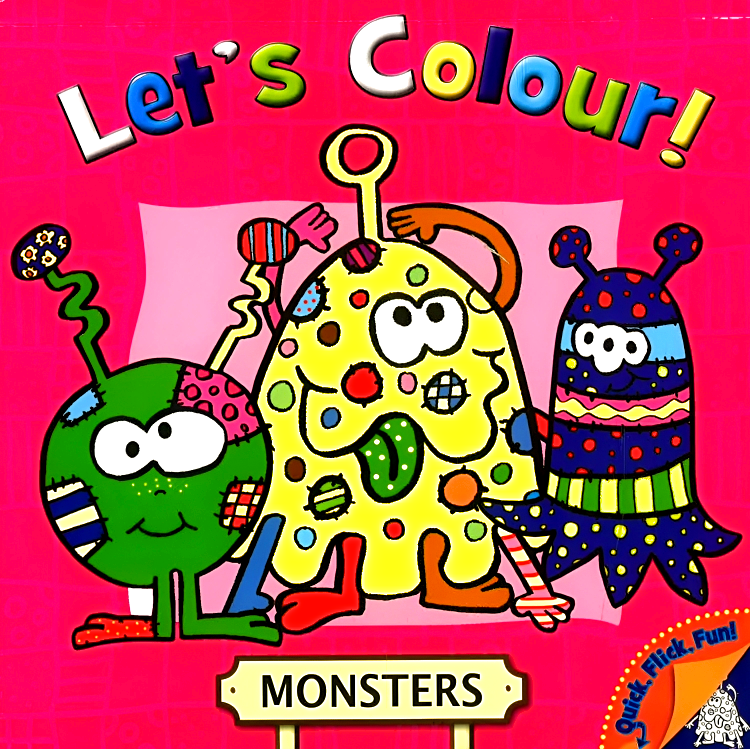 Lets Colour ! Monsters – BookXcess