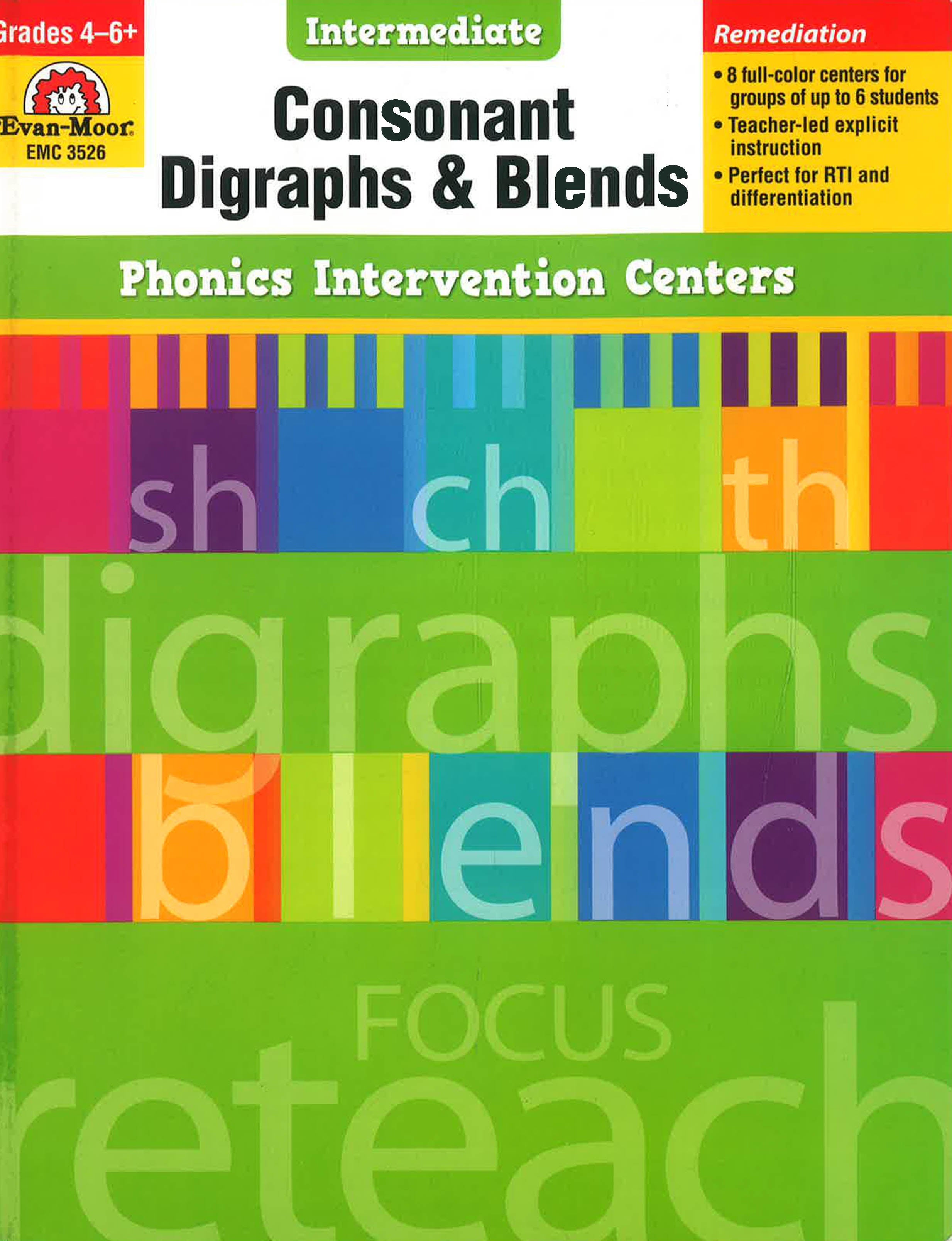 Consonant Digraphs And Blends. Grades 4-6+ – BookXcess