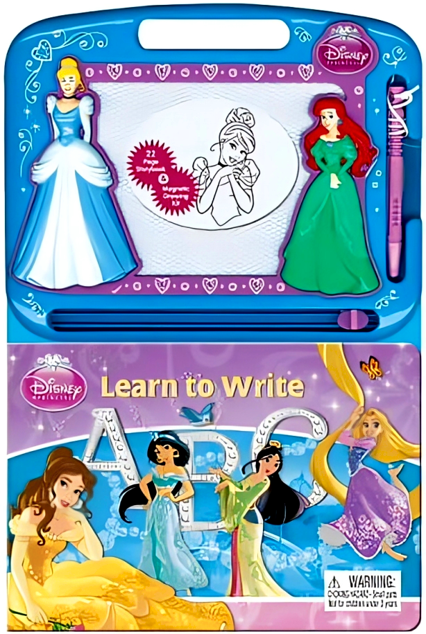 (Original price RM44.90) Disney Princess Learn To Write Storybook & Ma ...