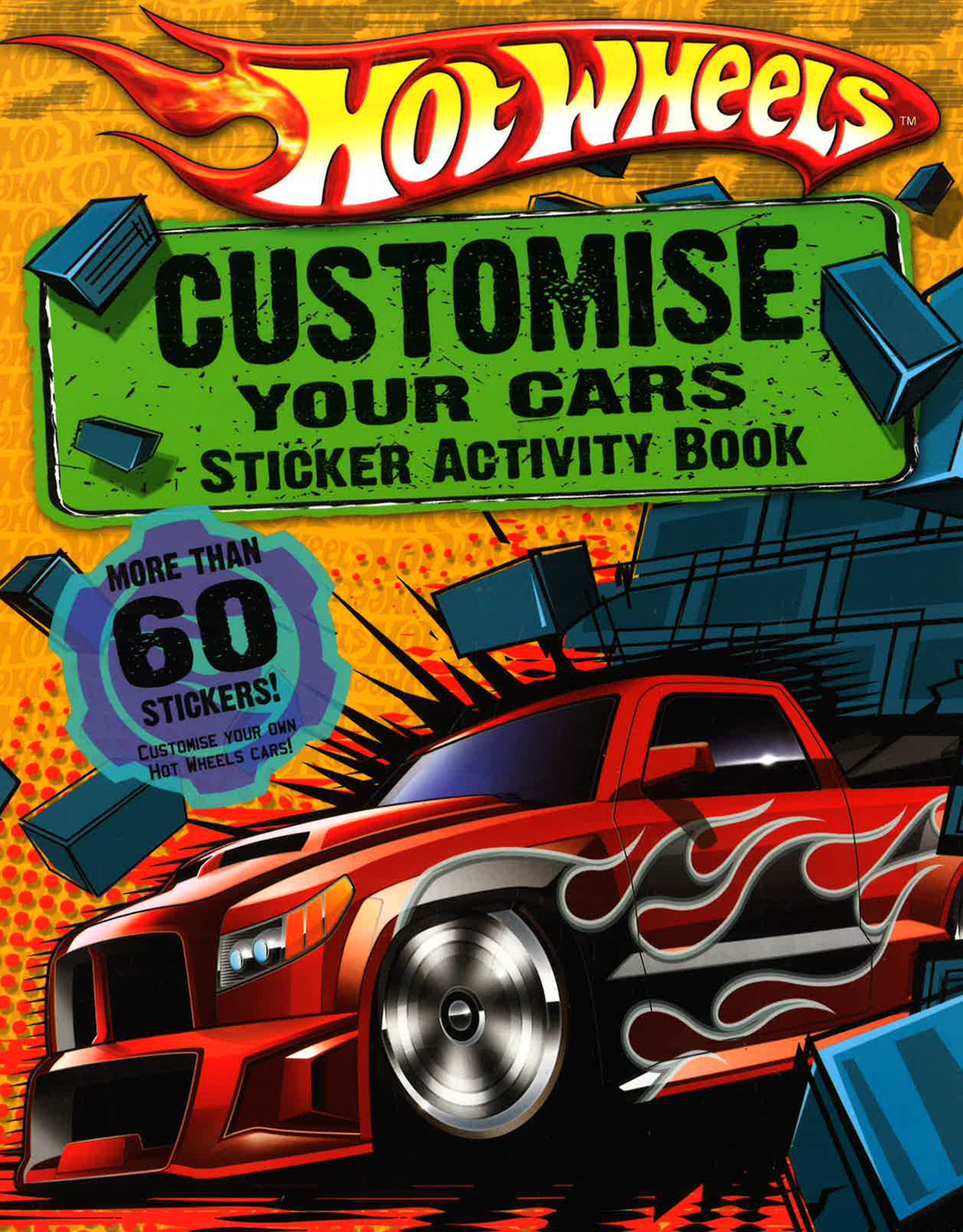 Hot Wheels Customise Your Cars Sticker Activity Book – BookXcess
