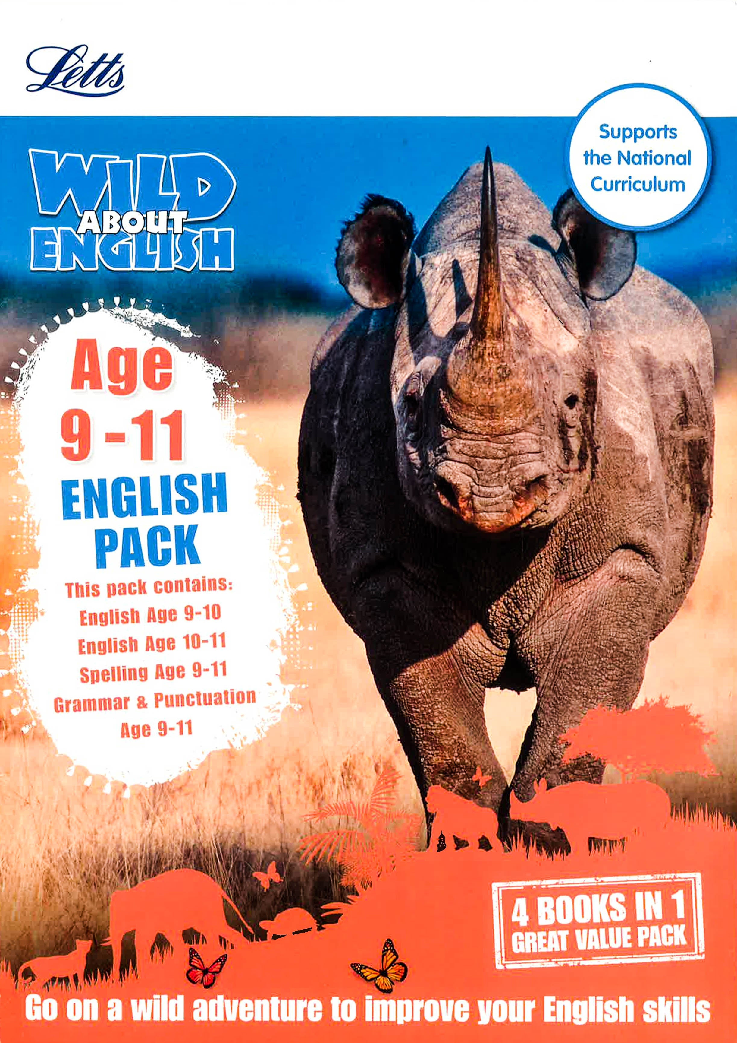 Letts: Wild About English Pack Age 9-11 (4 Books) – BookXcess