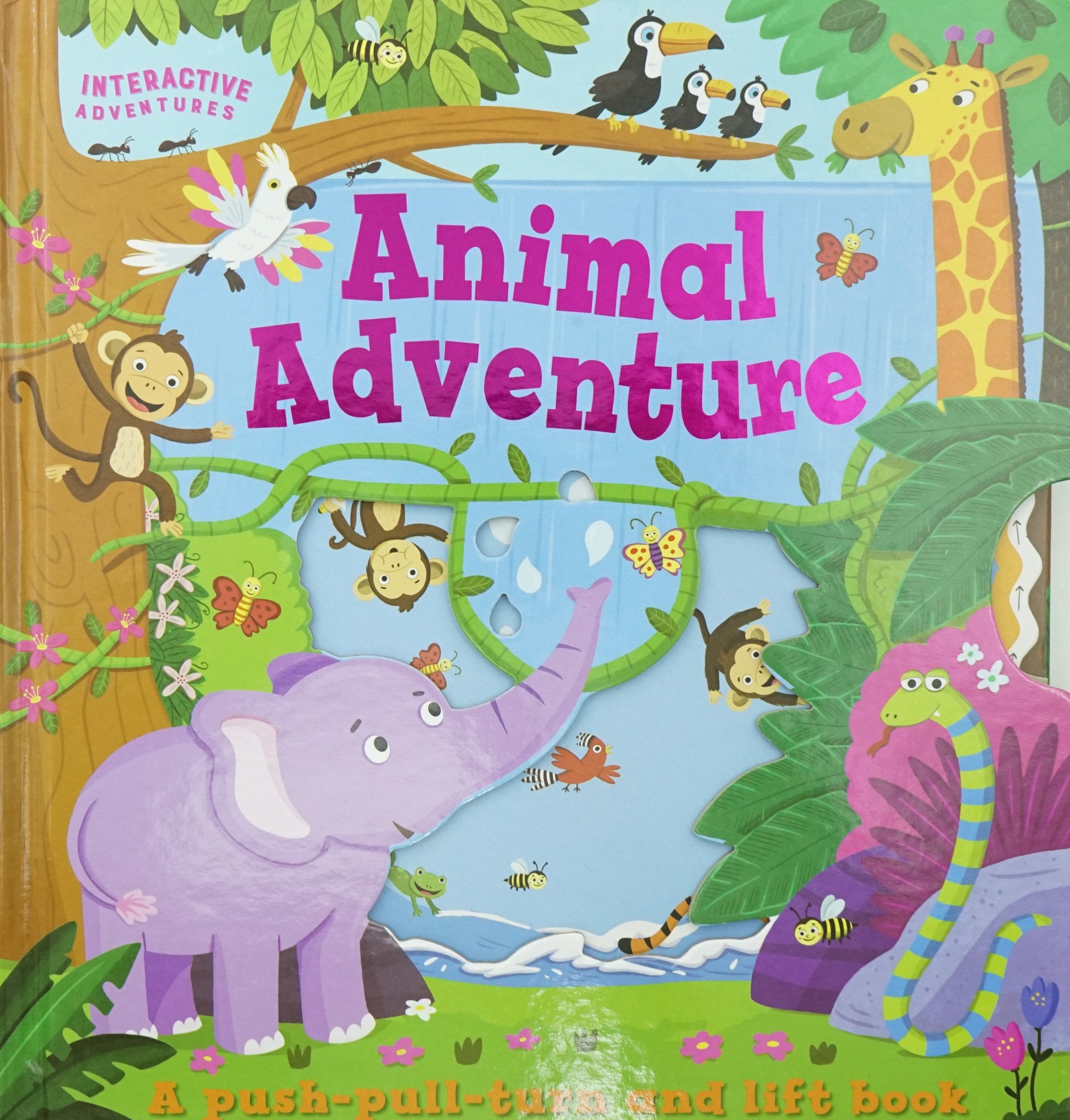 Interactive Adventures : Animal Adventure (Push-And-Pull Board) – BookXcess