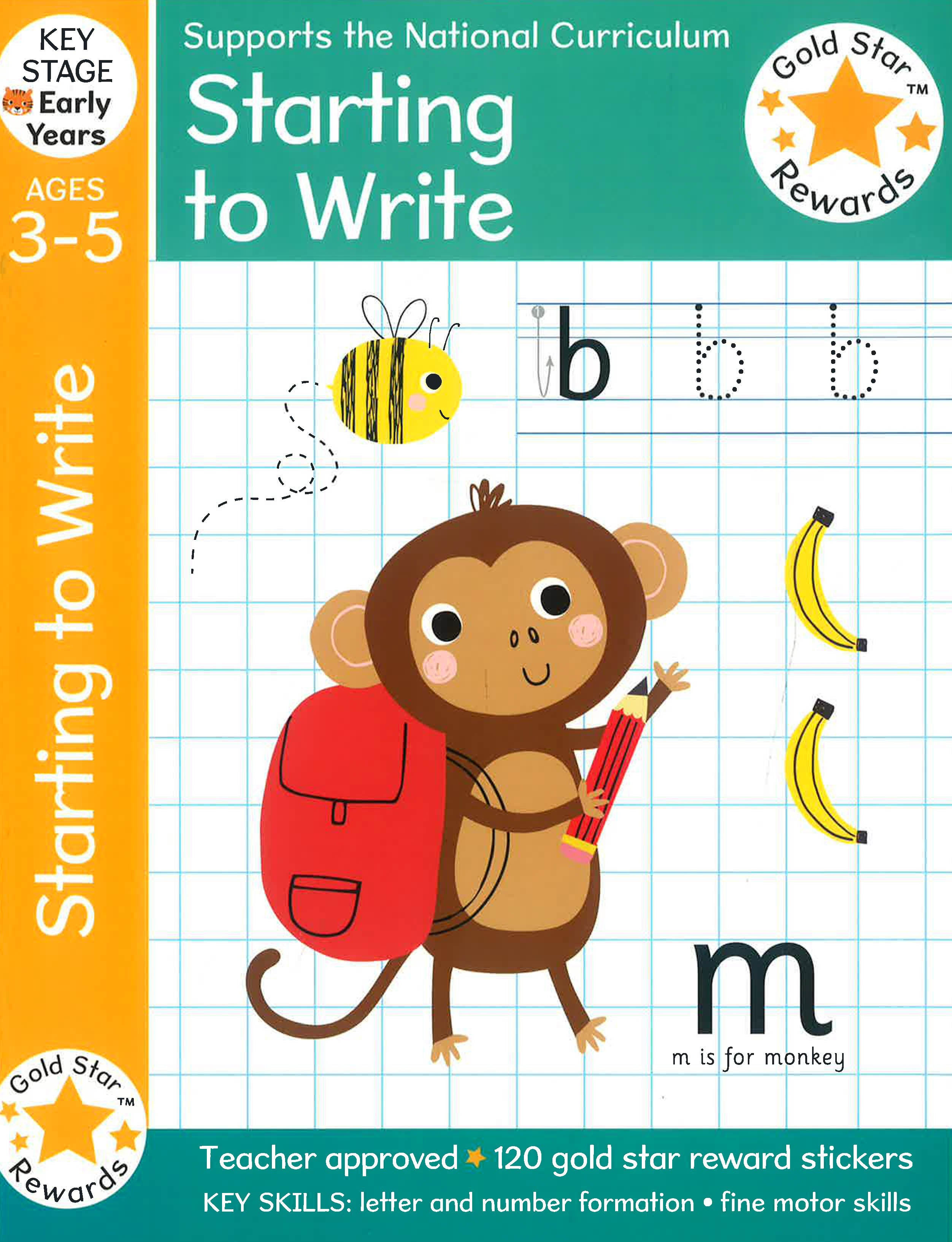 Gold Star Rewards Starting To Write: Ages 3-5 – BookXcess