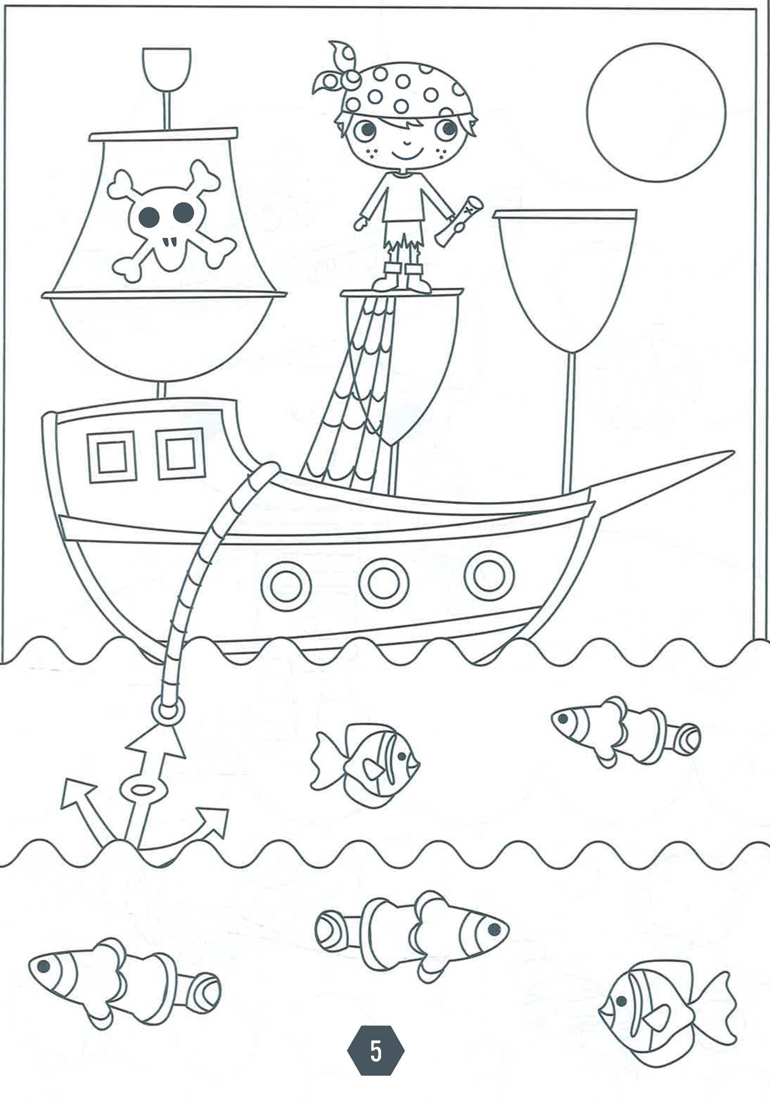 Let's Colour: Pirates Colouring Book – BookXcess