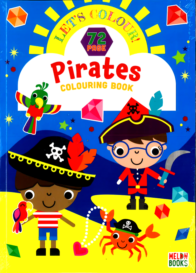 Let's Colour: Pirates Colouring Book – BookXcess