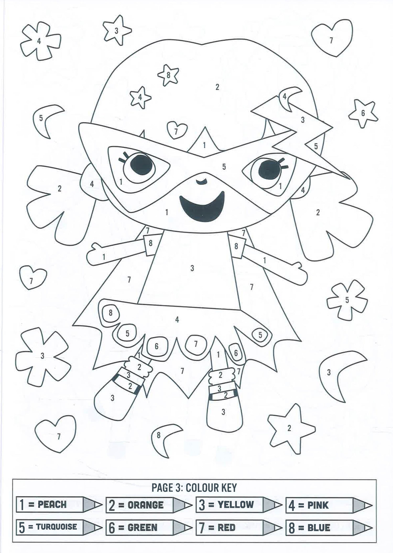 Magical Colour By Numbers – BookXcess