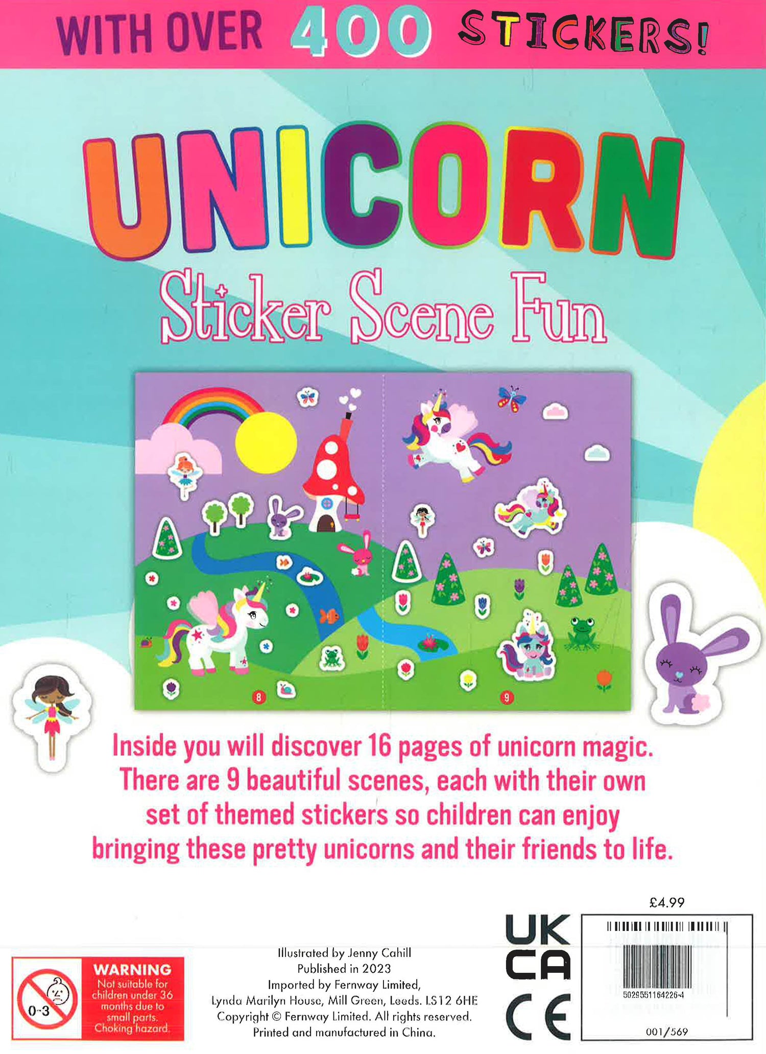 Unicorns Sticker Scene Fun – BookXcess
