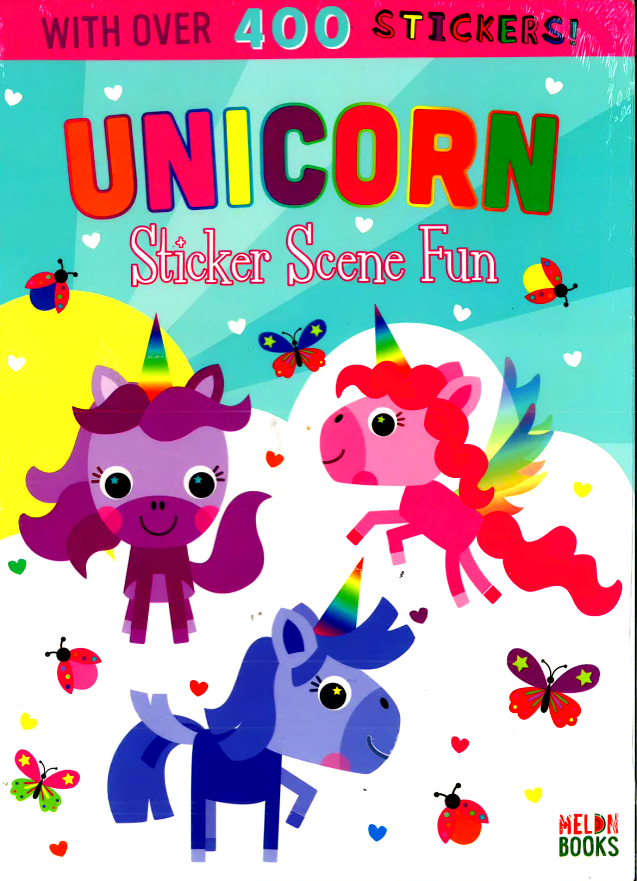 Unicorns Sticker Scene Fun – BookXcess