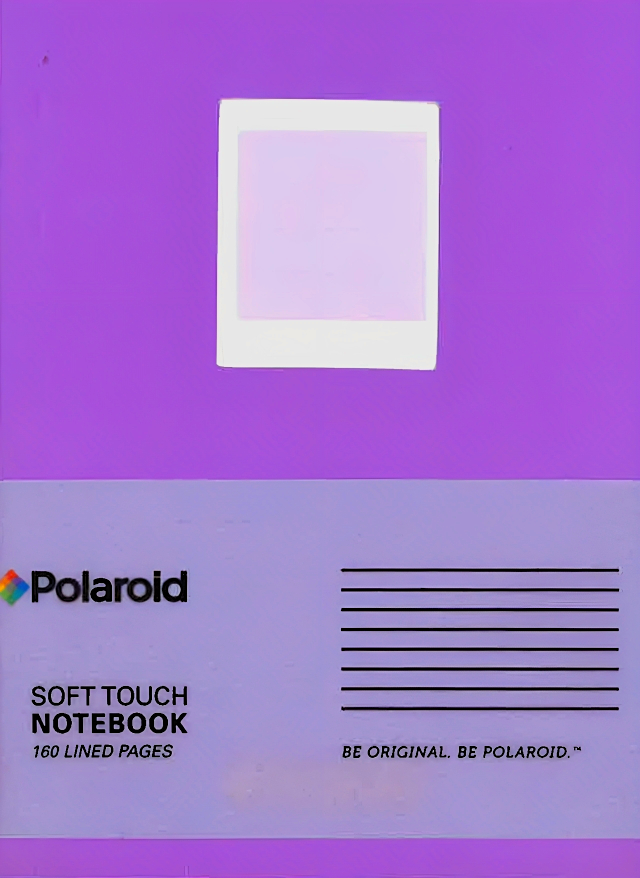 Polaroid: Soft Touch Notebook (Purple) – BookXcess