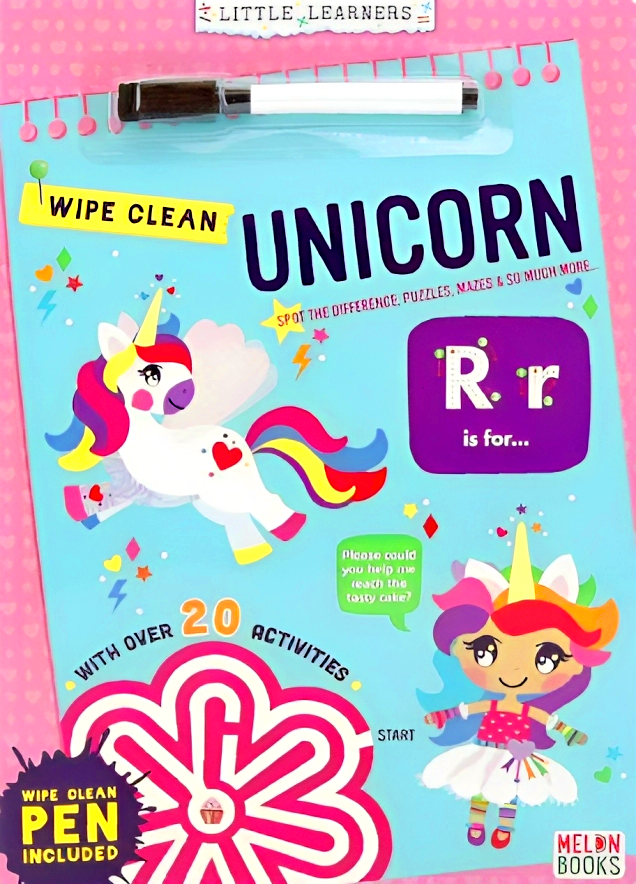 Wipe-Clean: Unicorn – BookXcess