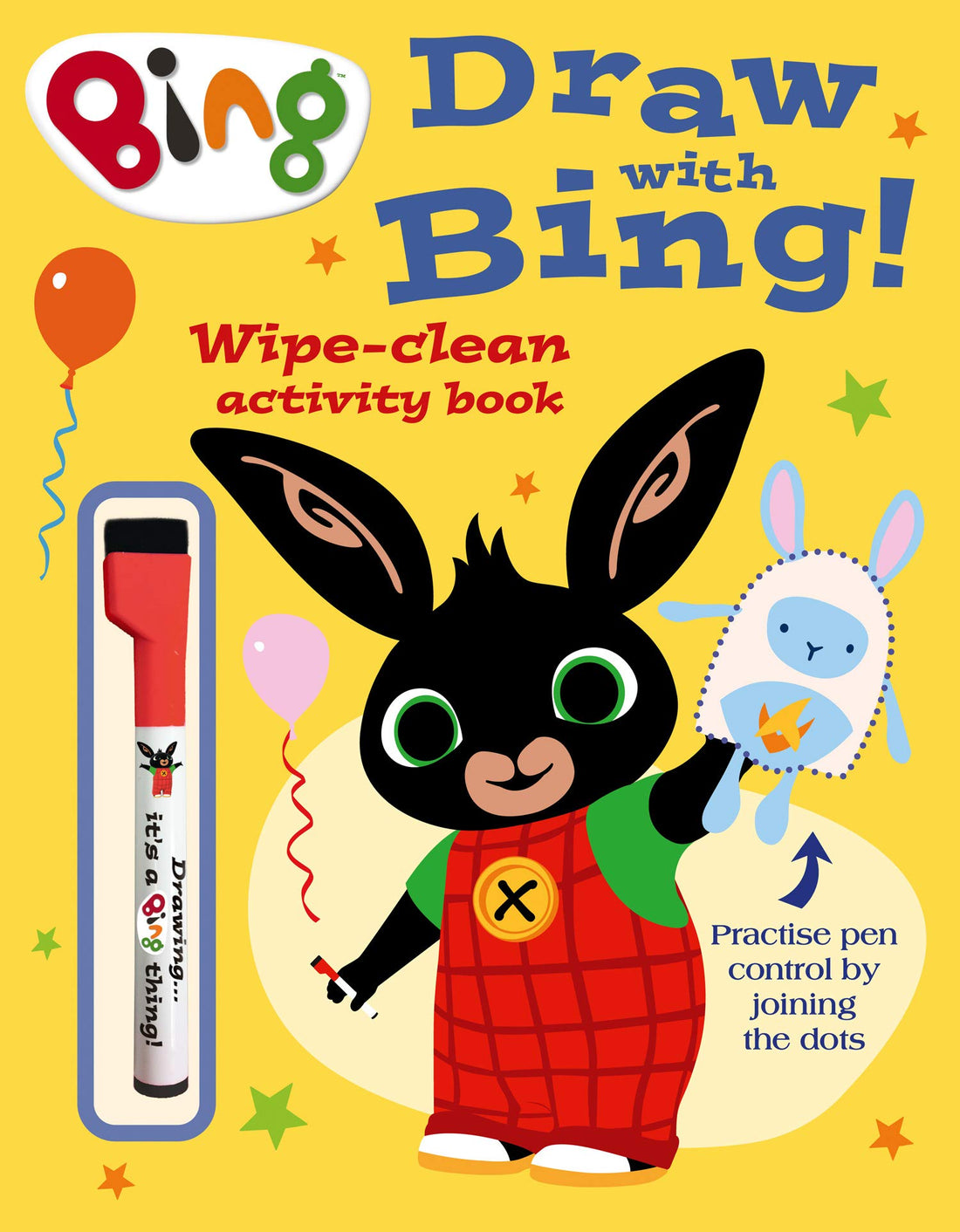 Draw With Bing! Wipe-Clean Activity Book (Bing) – BookXcess