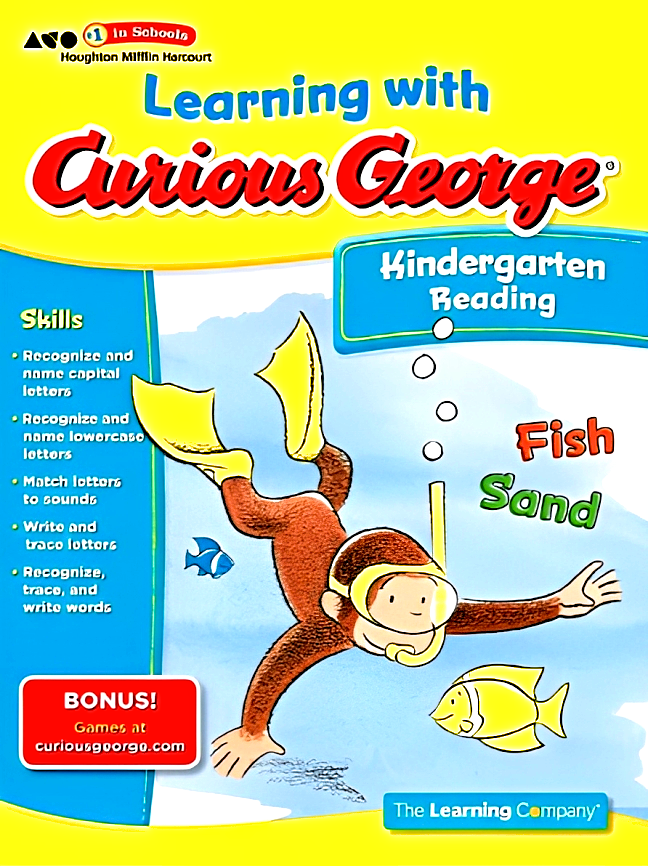 Learning With Curious George: Kindergarten Reading – BookXcess