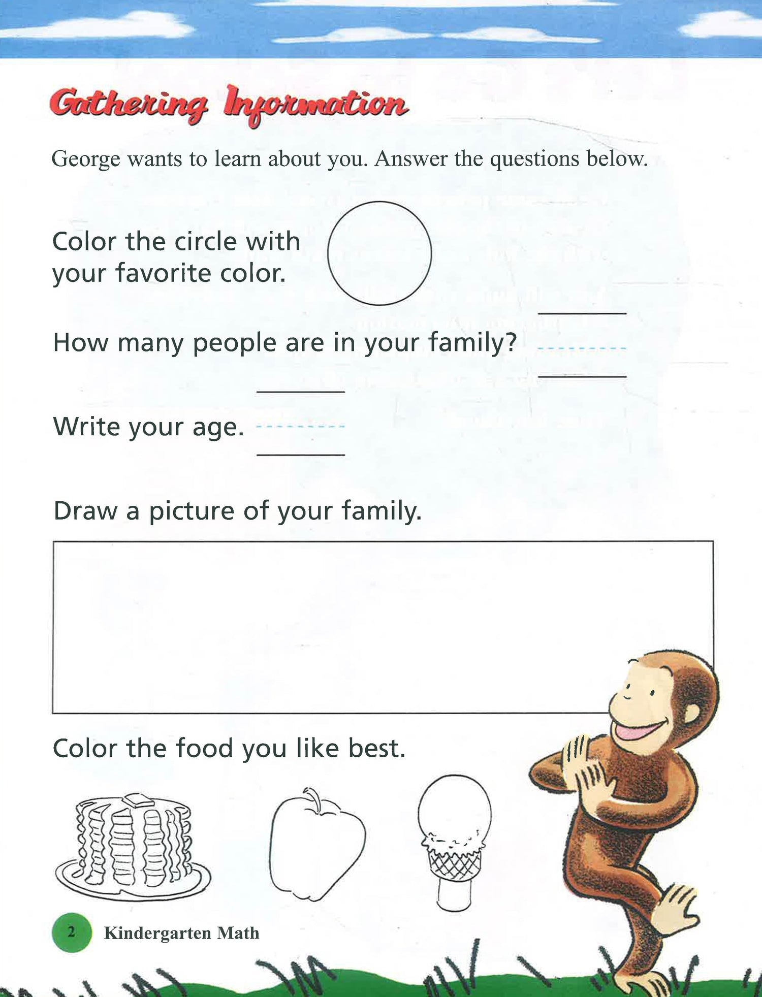Learning With Curious George: Kindergarten Math – BookXcess