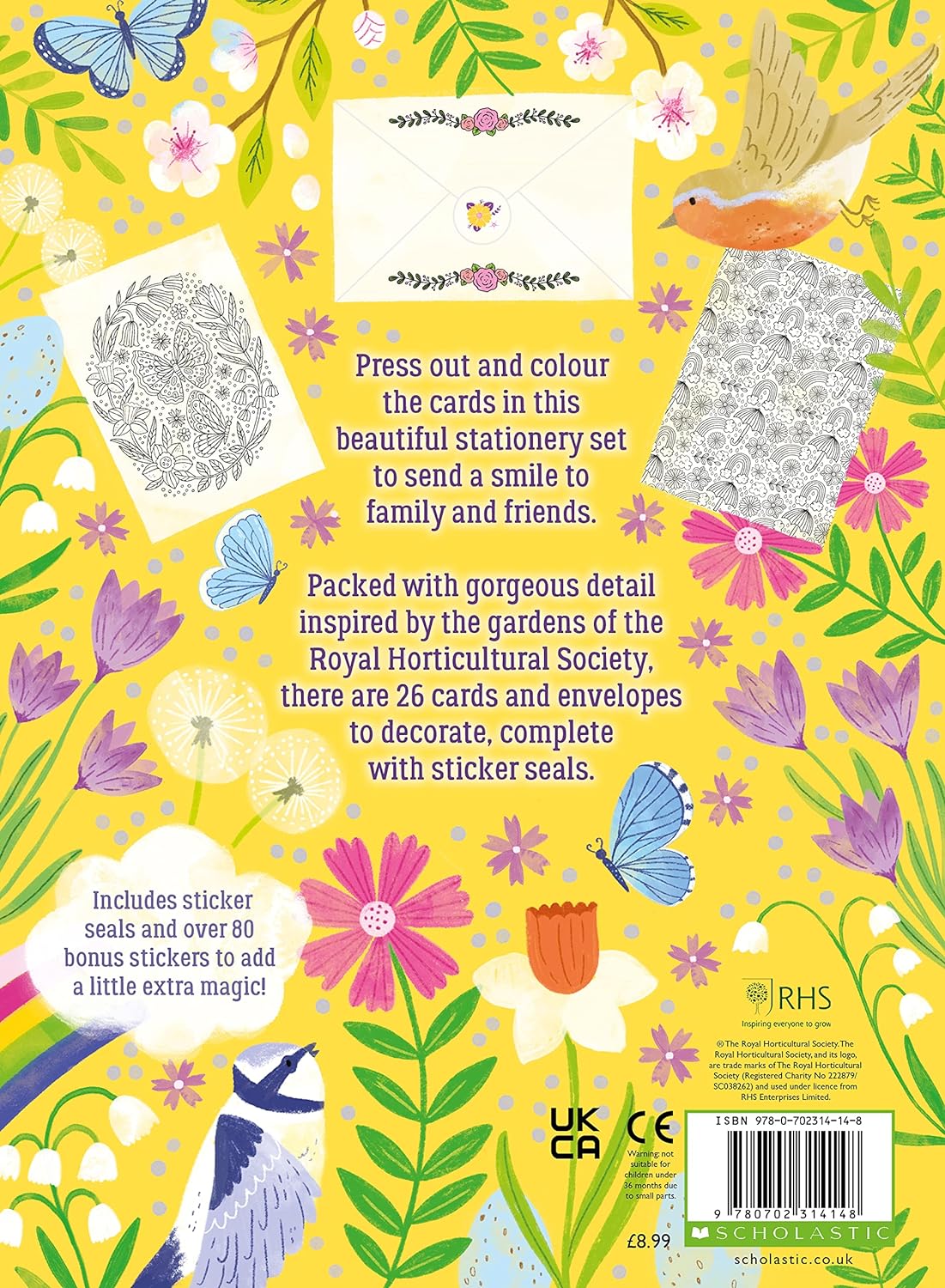 RHS: The Springtime Garden Cards And Evelopes – BookXcess