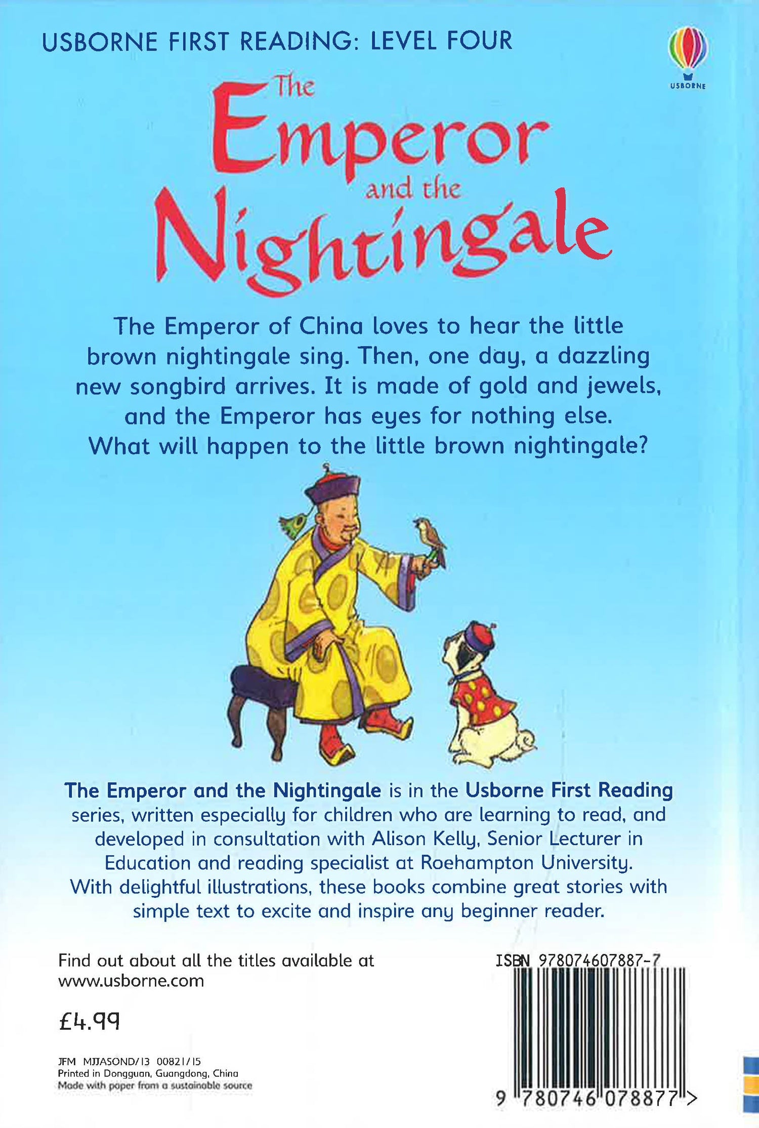 Usborne First Reading: The Emperor And The Nightingale – BookXcess