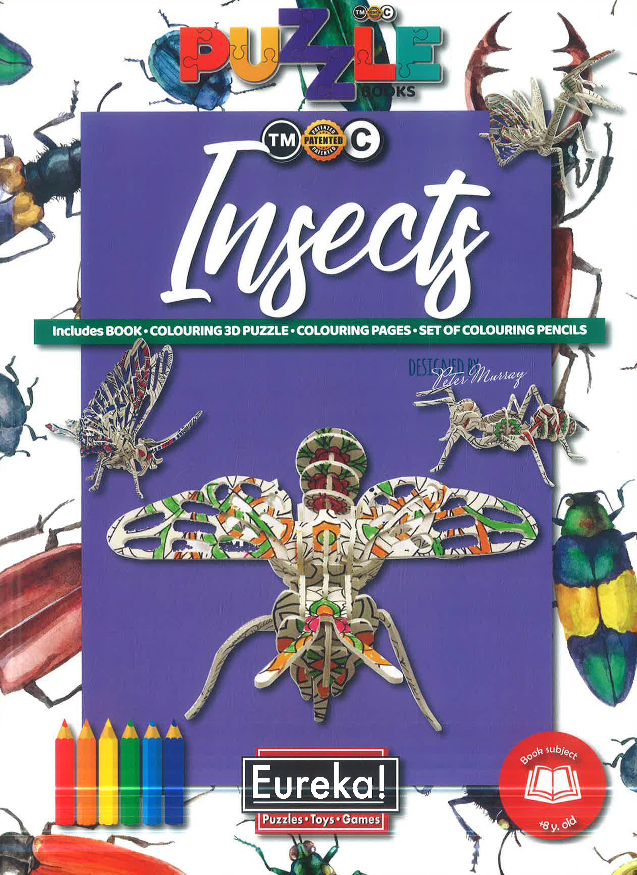 Eureka 3D Puzzle Bk: Insects – BookXcess