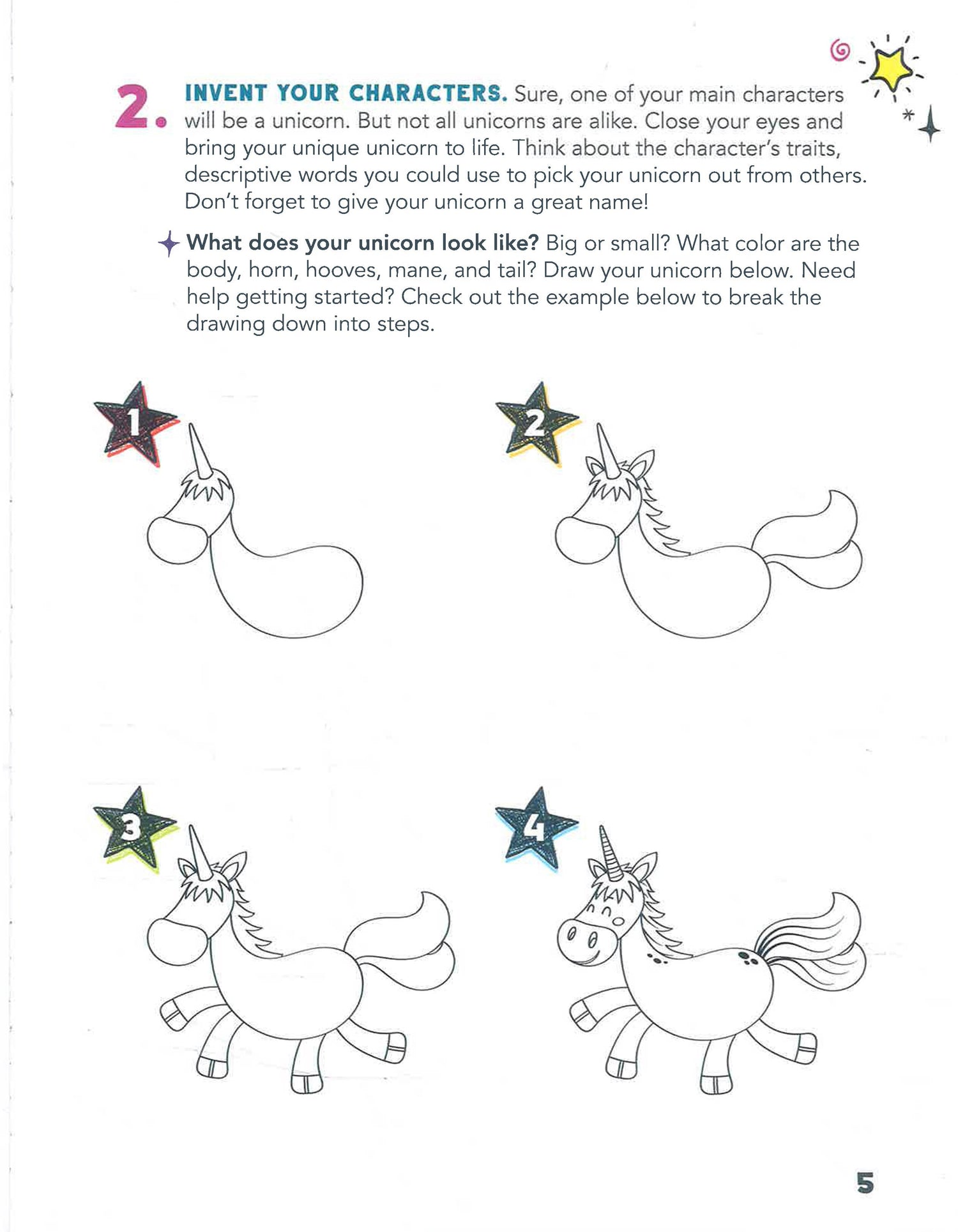 Draw Your Own Unicorn Storybook – BookXcess