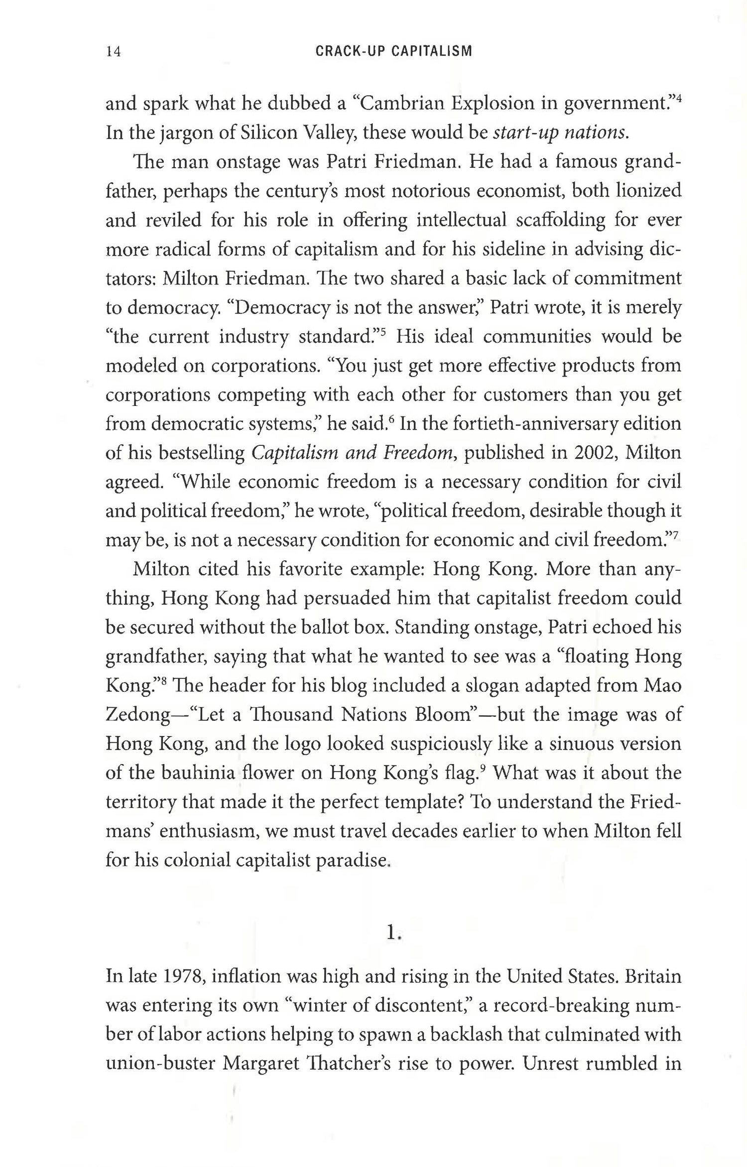 Crack-Up Capitalism: Market Radicals and the Dream of a World Without ...