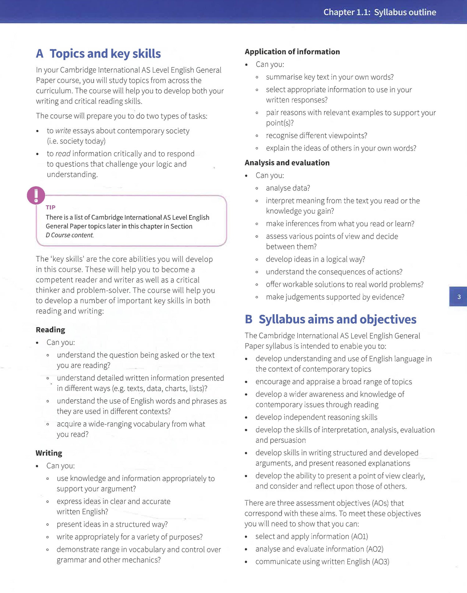 Cambridge International As Level English General Paper Coursebook ...