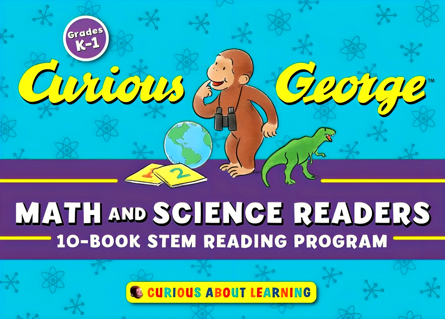 Curious George Math & Science Readers: 10-Book STEM Reading Program ...