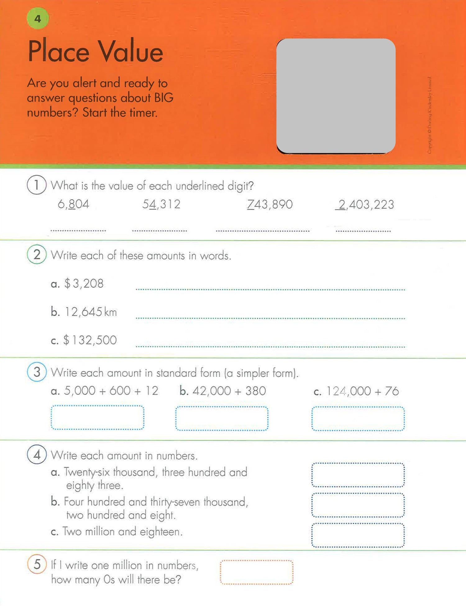 10 Minutes A Day: Math, Fifth Grade – BookXcess