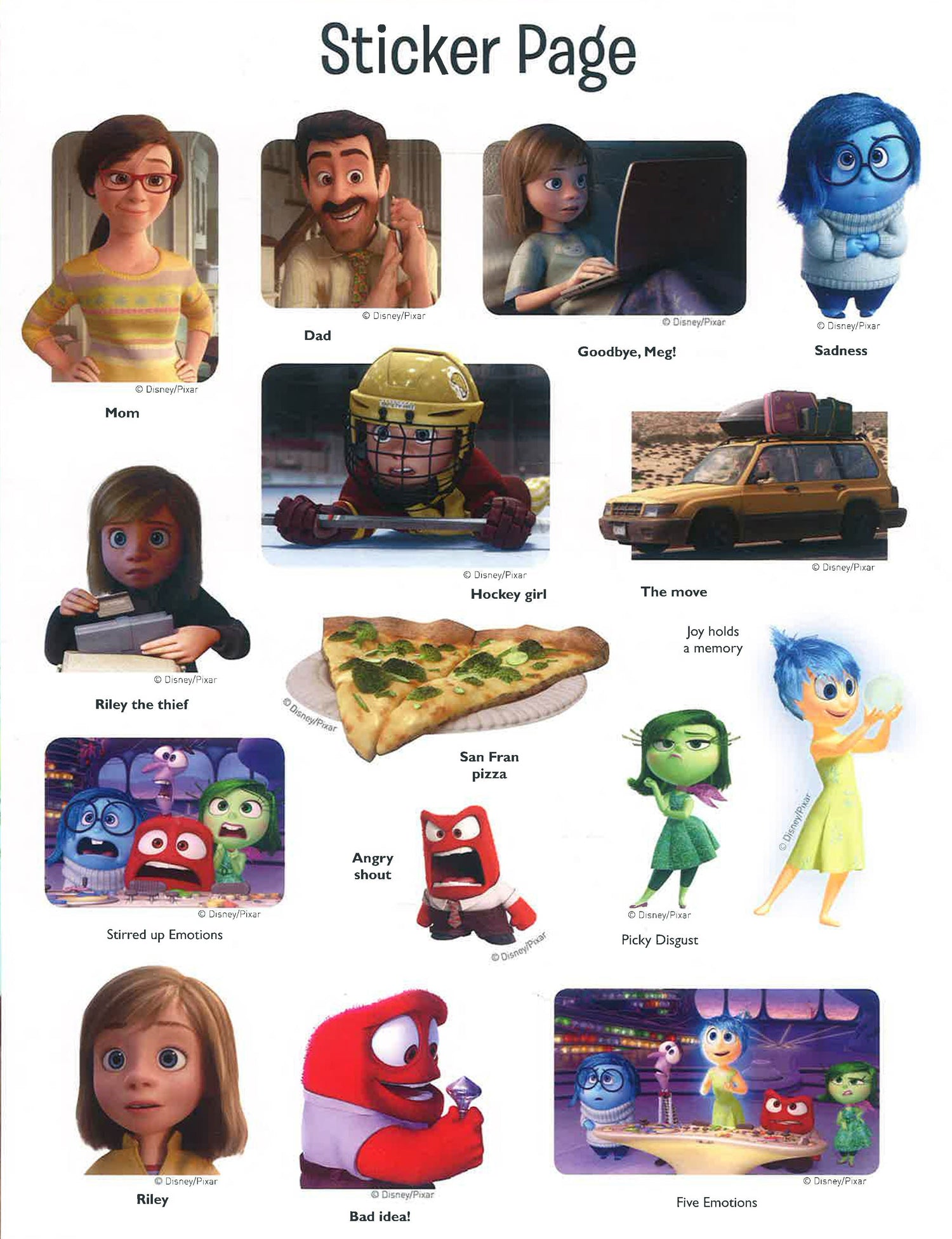 Ultimate Sticker Disney Pixar Inside Out – BookXcess