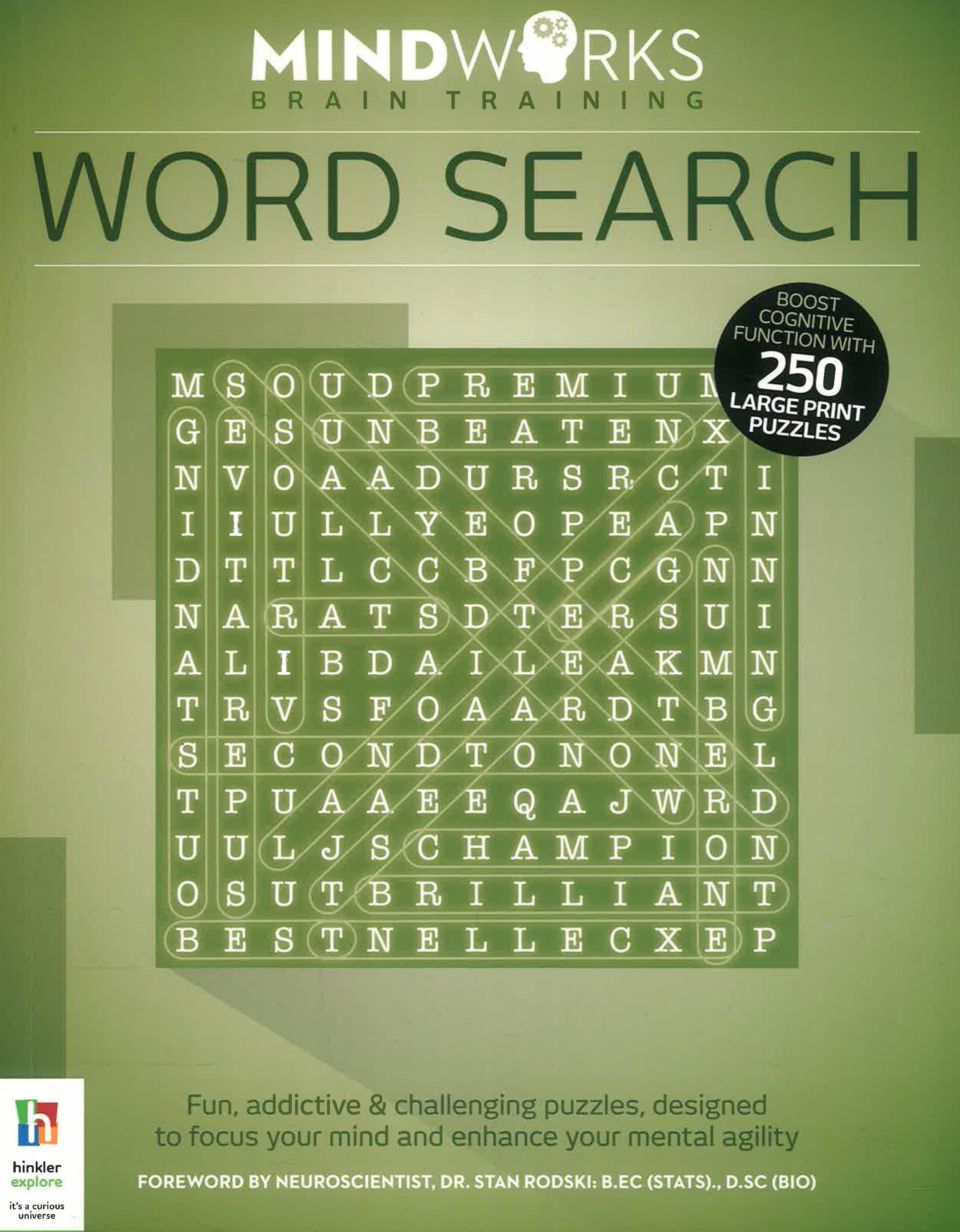 Mindworks Brain Training Word Search – BookXcess
