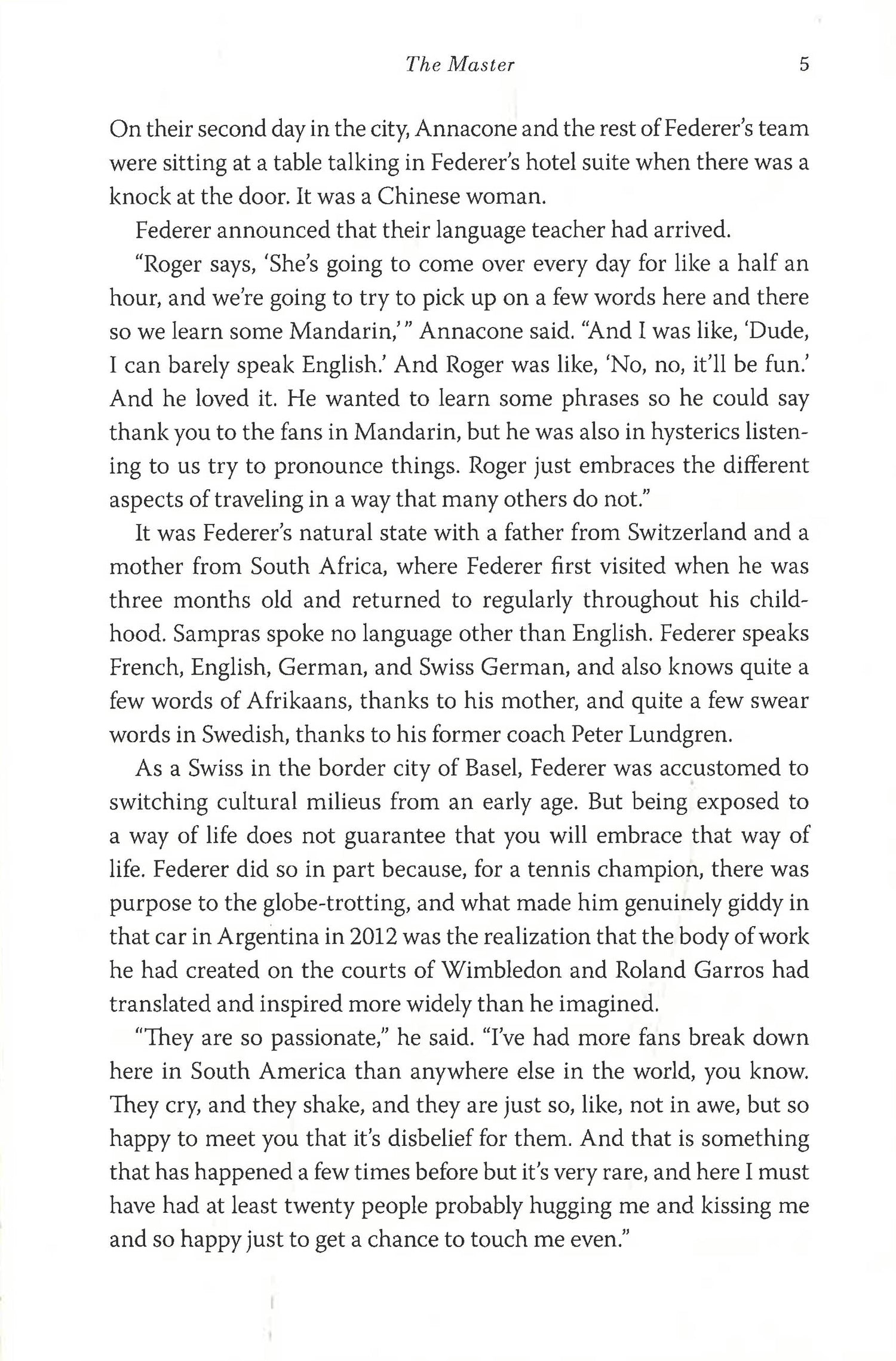 The Master: The Long Run And Beautiful Game Of Roger Federer – BookXcess