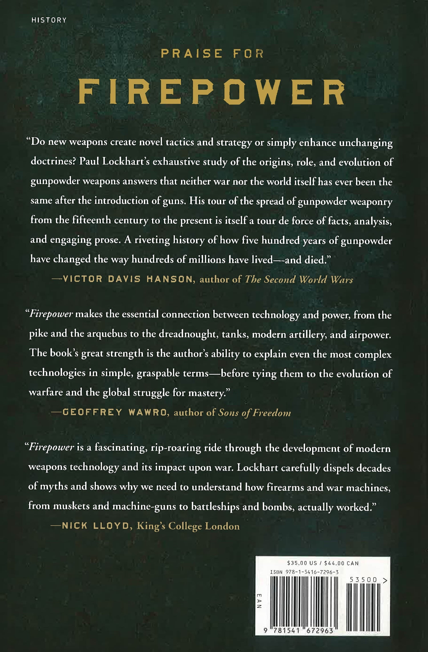 Firepower: How Weapons Shaped Warfare – BookXcess