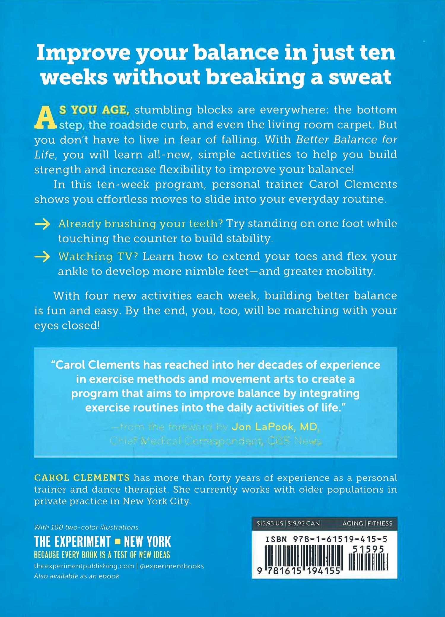 Better Balance for Life: Banish the Fear of Falling with Simple Activi ...