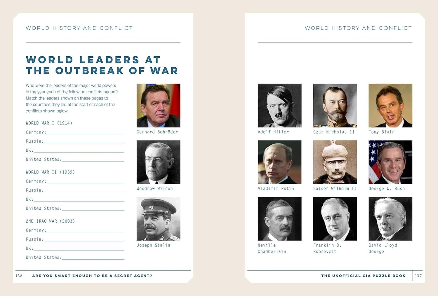 Are You Smart Enough To Be A Secret Agent: The Unofficial Cia Puzzle B ...