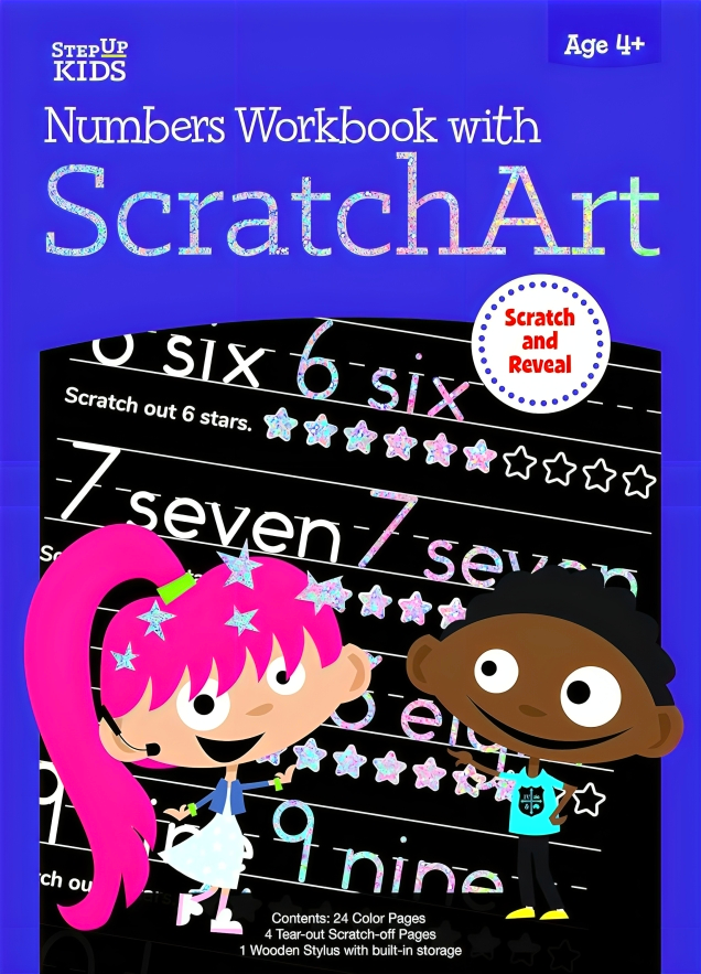 Scratch Art Numbers Workbook – BookXcess