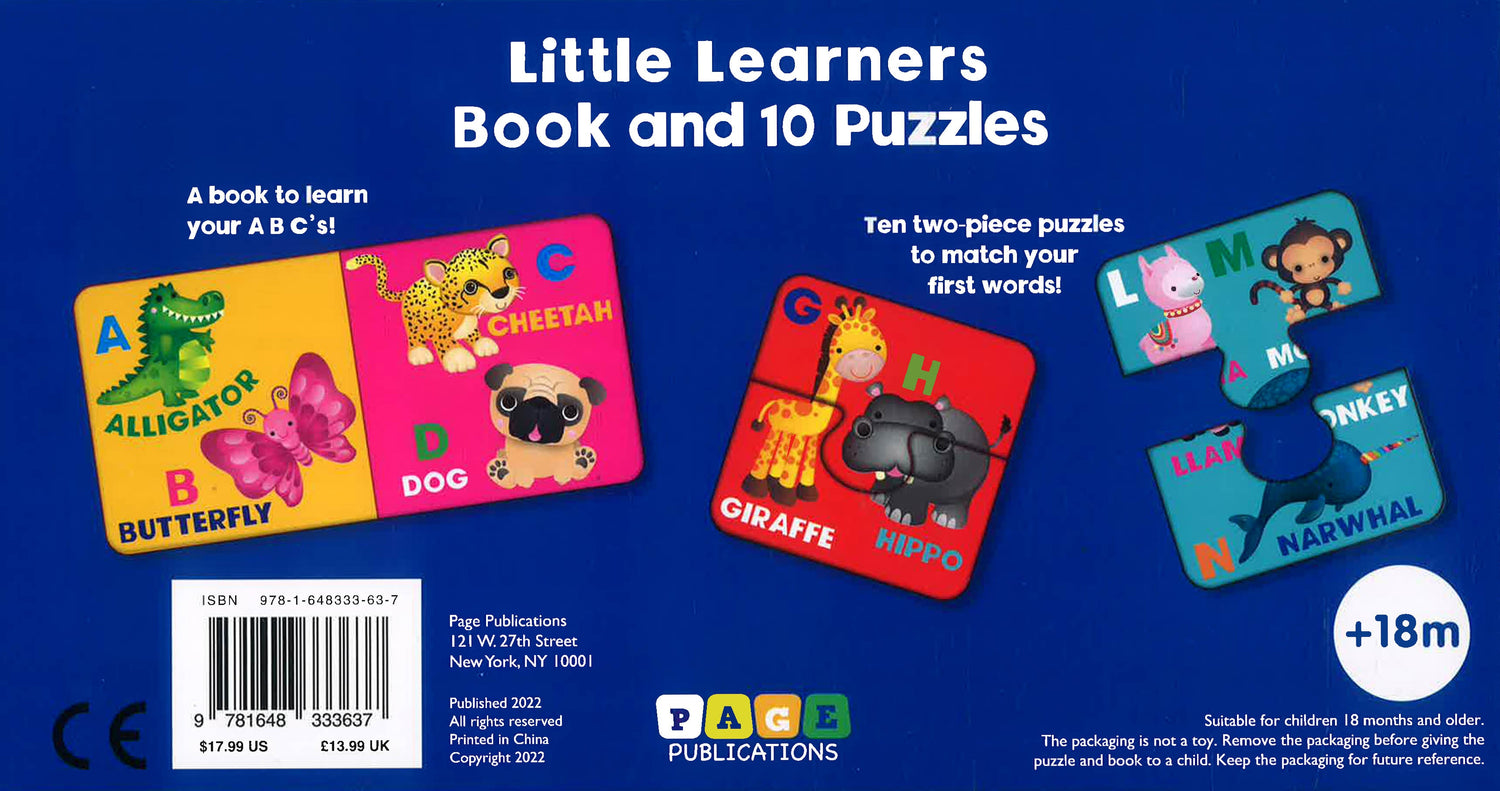 Little Learners Book & Puzzles Animal A B C – BookXcess