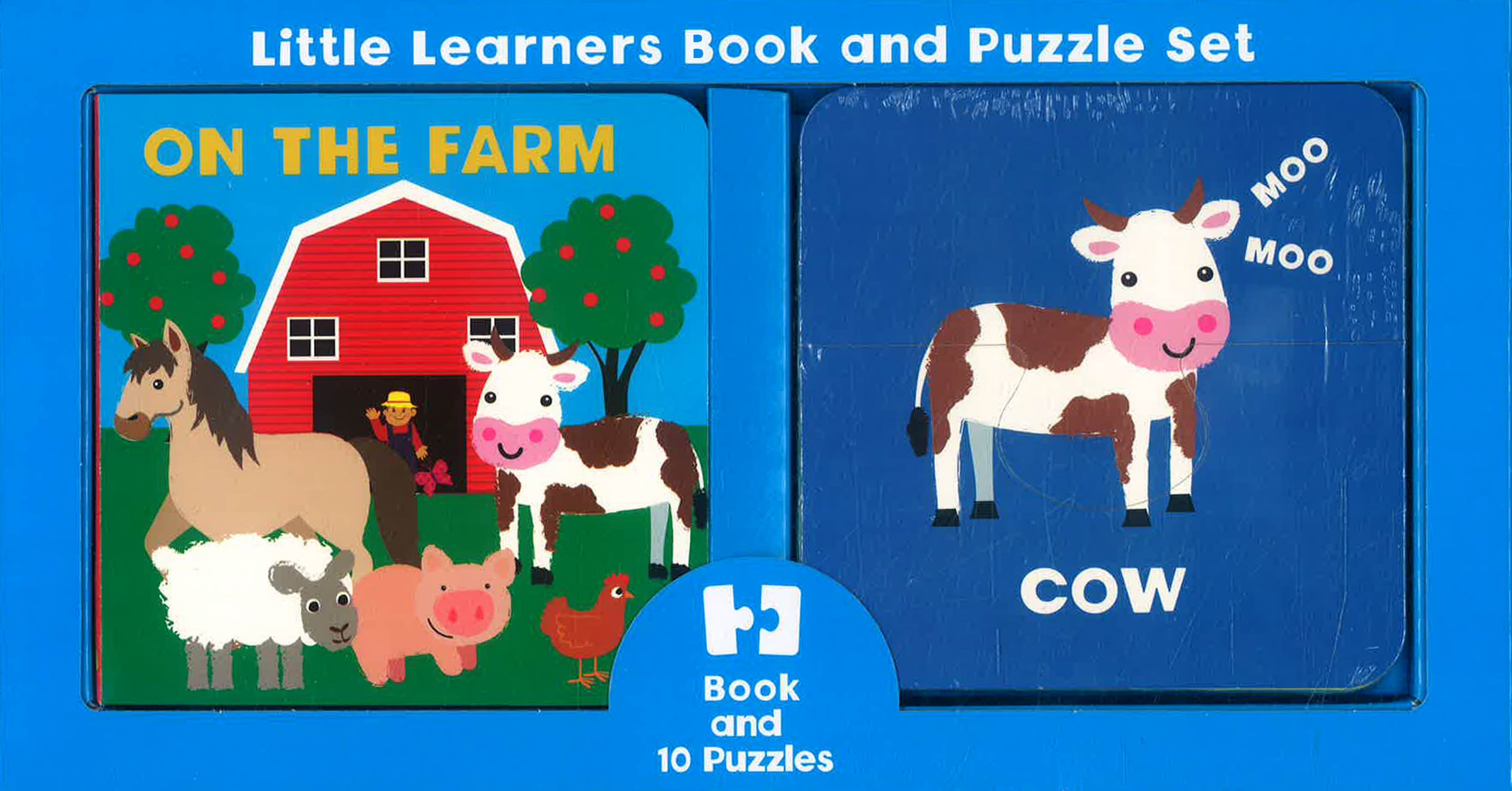 Little Learners Book & Puzzles On The Farm – BookXcess