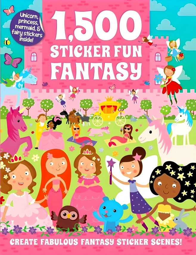 1,500 Sticker Fun Fantasy – BookXcess