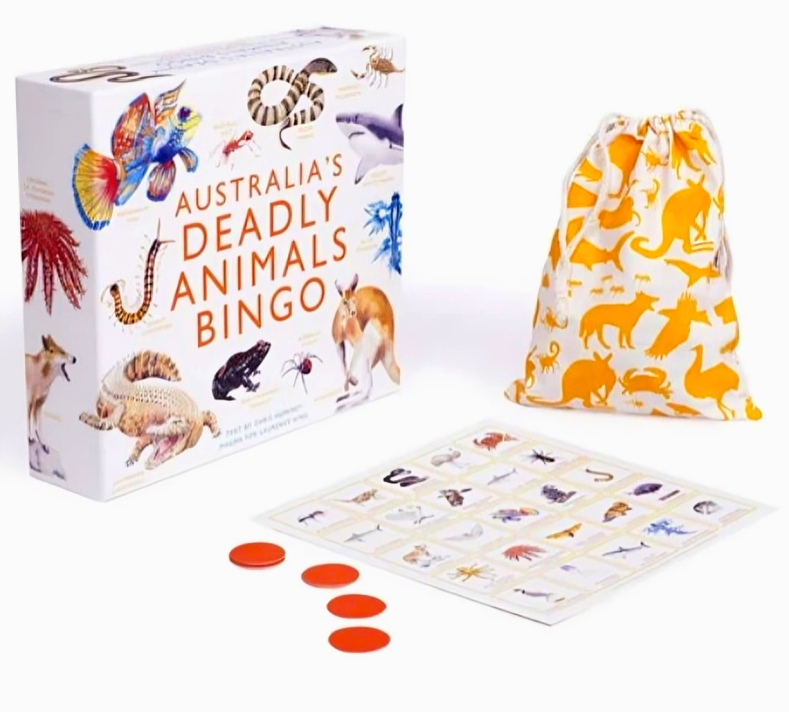 Australia's Deadly Animals Bingo - Family Game – BookXcess