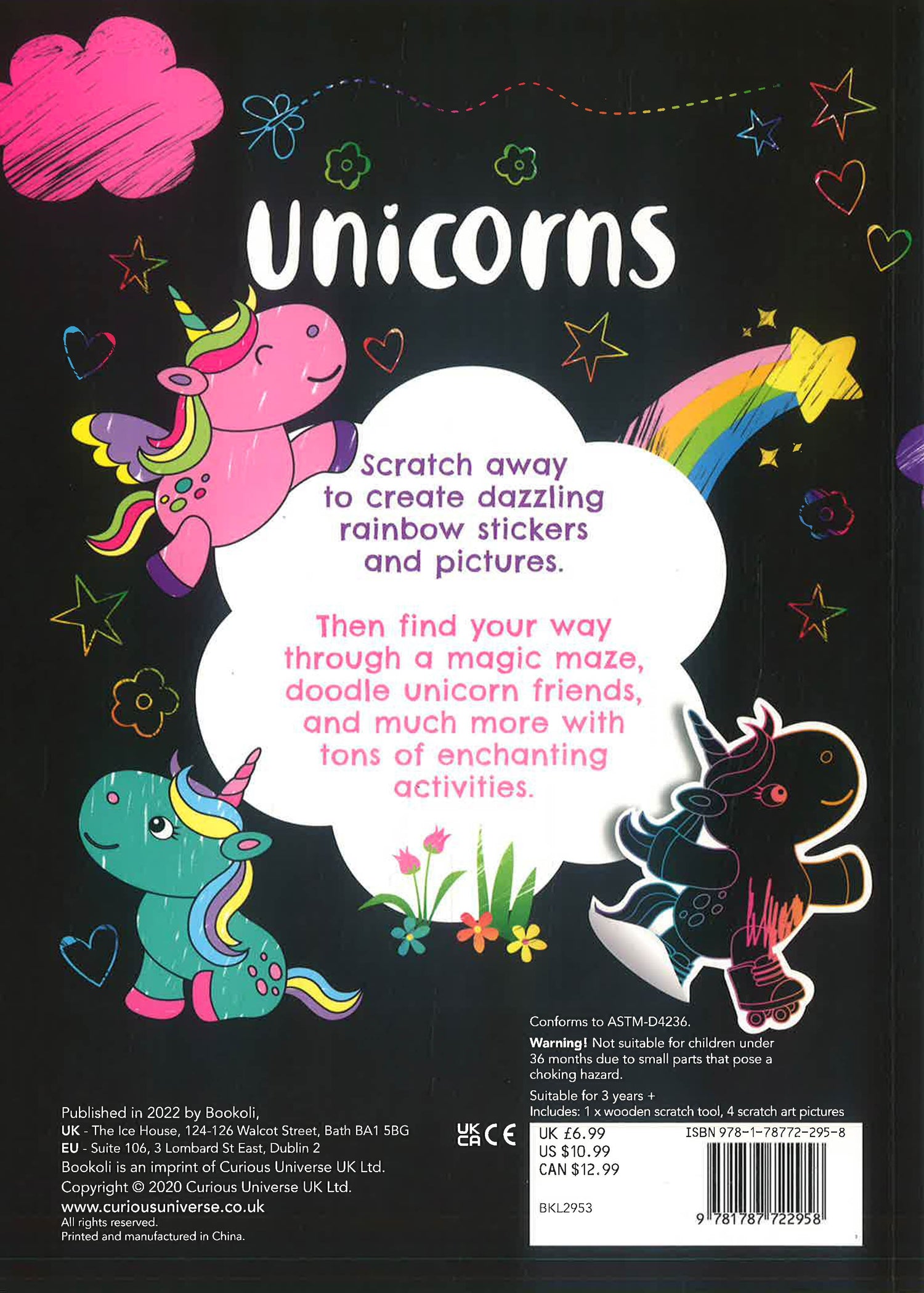 Scratch Art Activity: Unicorns – BookXcess