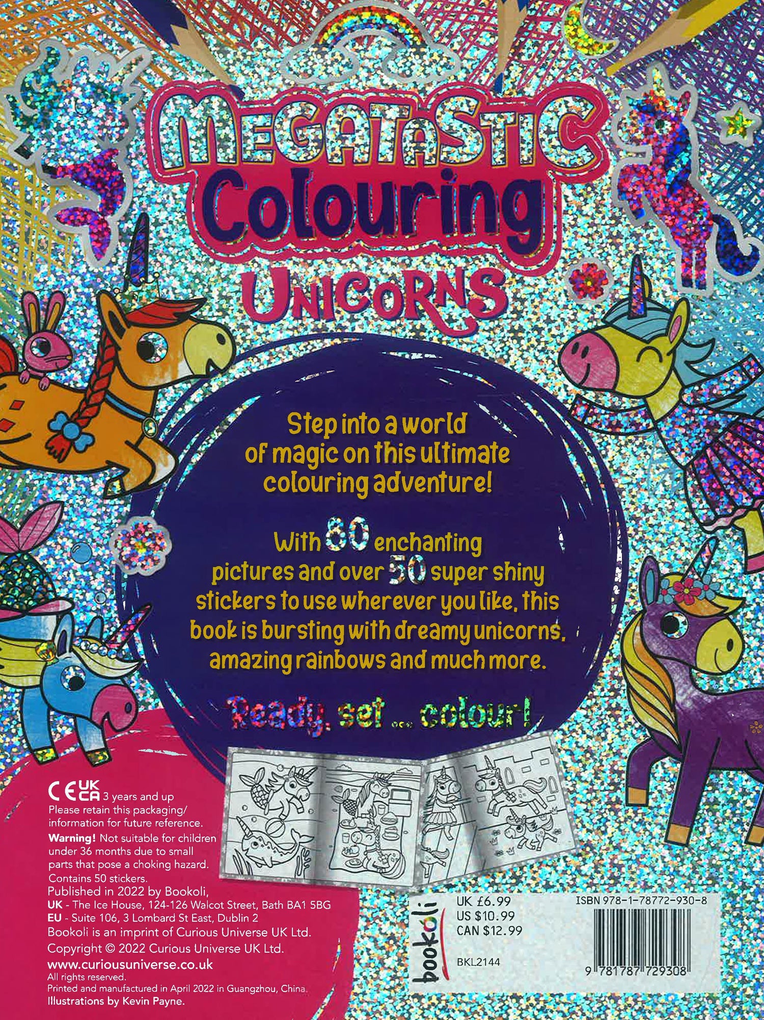 Megatastic Colouring Unicorns – BookXcess