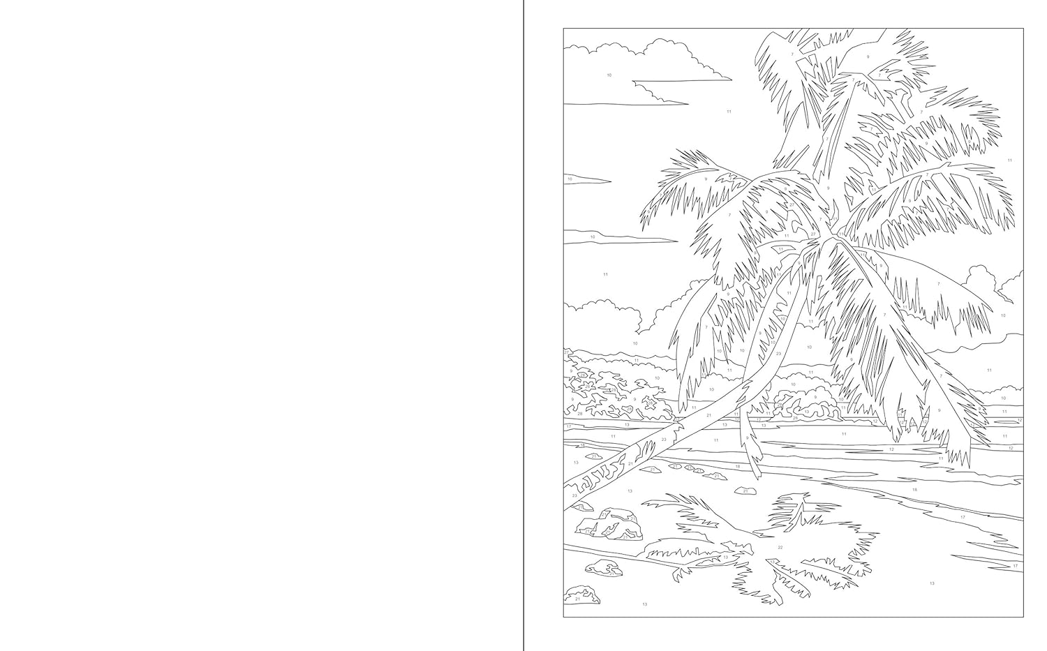 Landscape Color By Numbers – BookXcess