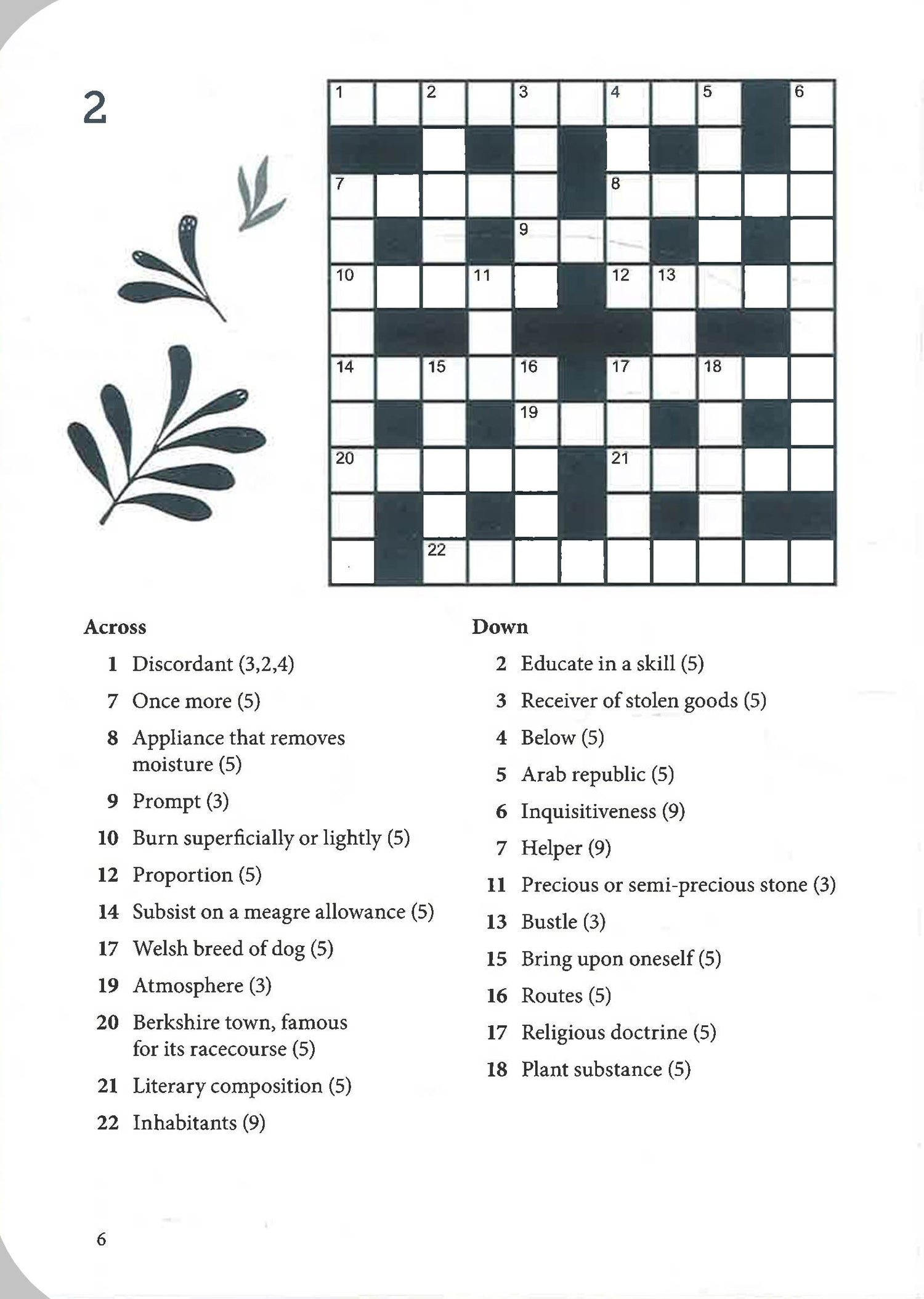 Puzzles for Mindfulness Crosswords: Find Peace and Calm with this Rela ...