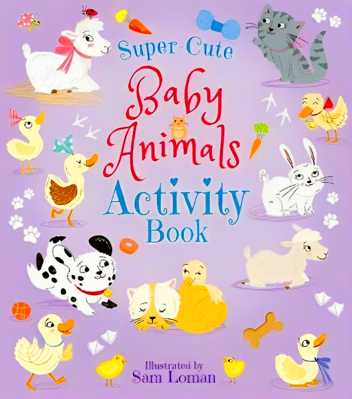 Super-Cute Baby Animals Activity Book – BookXcess