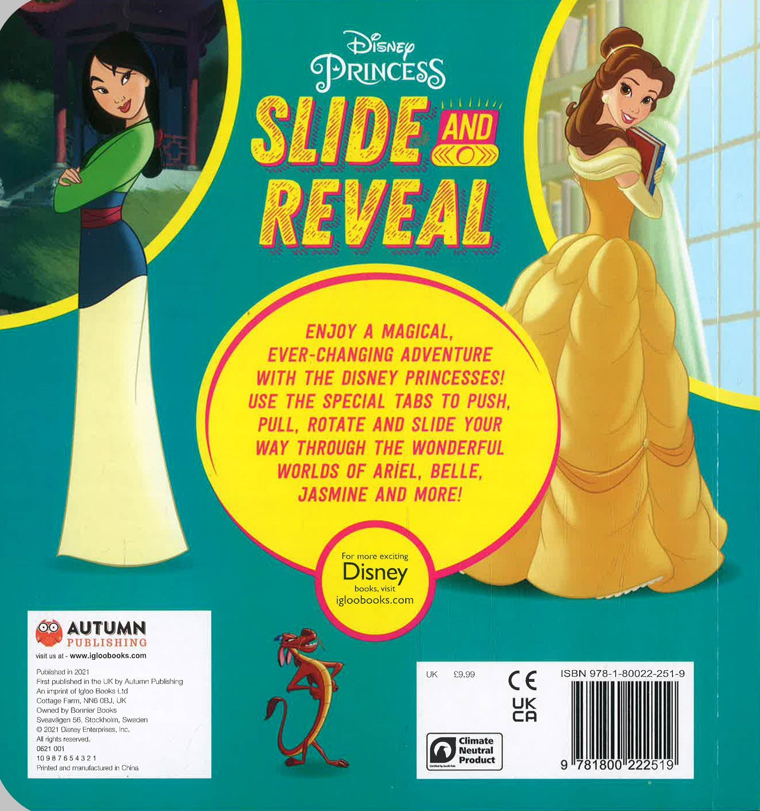 Disney Princess: Slide And Reveal (Activity Board Book) – BookXcess