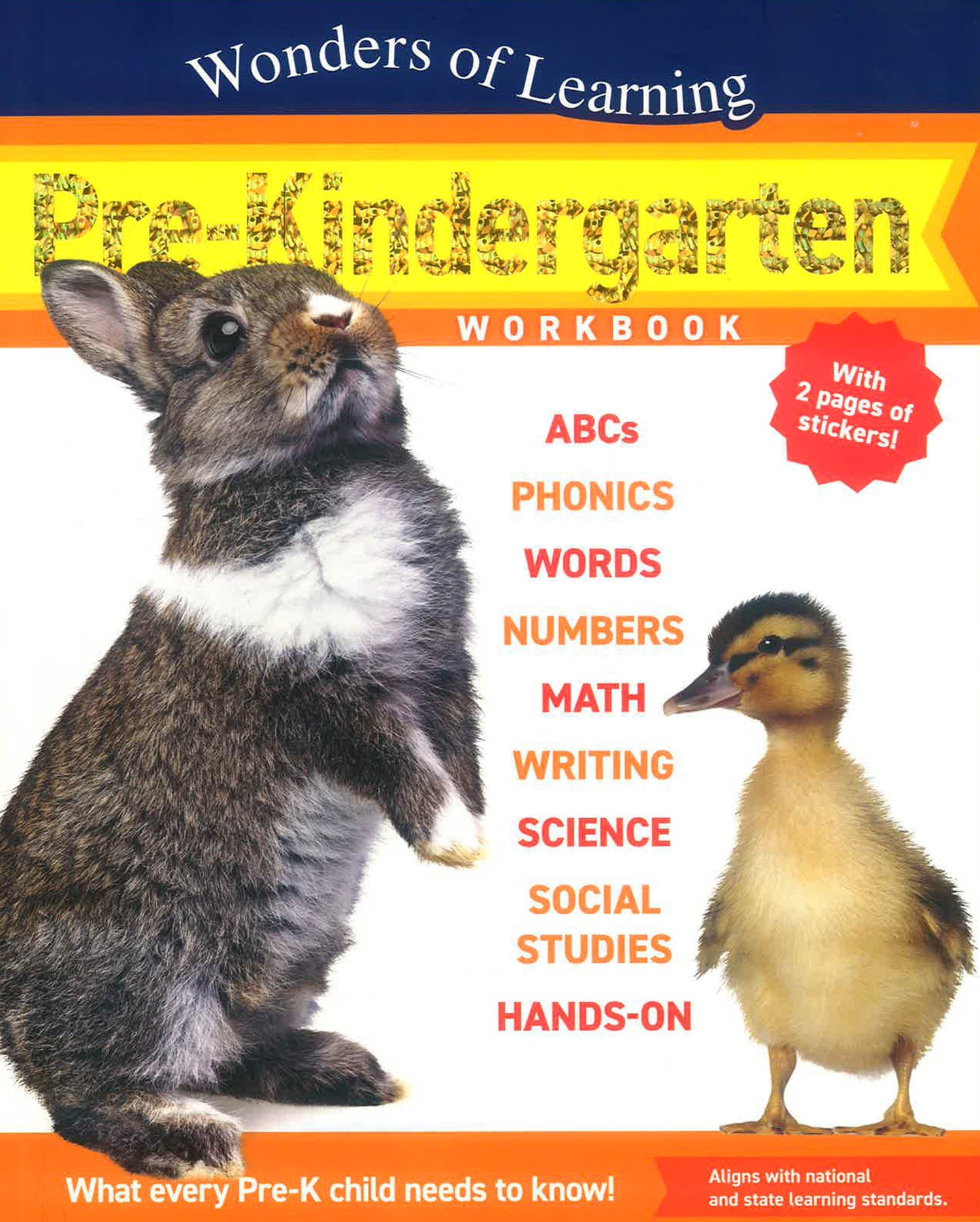 Pre-Kindergarten Workbook (Wonders Of Learning) – BookXcess