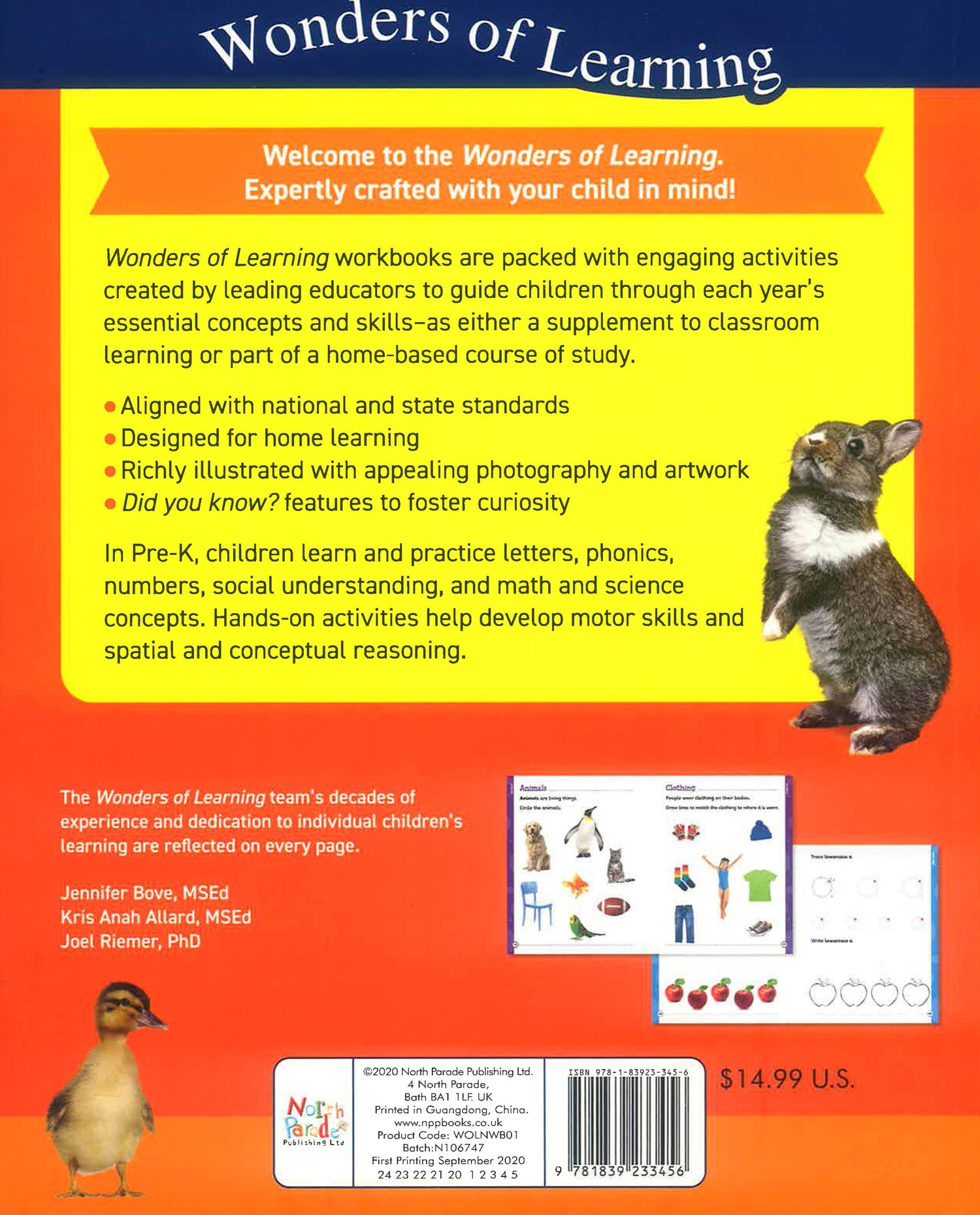 Pre-Kindergarten Workbook (Wonders Of Learning) – BookXcess