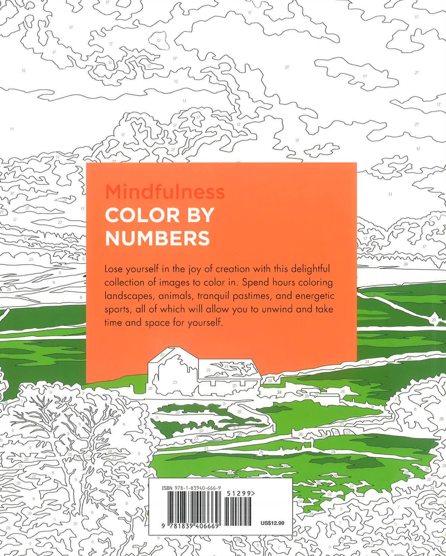 Mindfulness Color By Numbers – BookXcess
