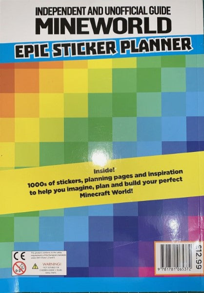 Mineworld Epic Sticker Planner – BookXcess