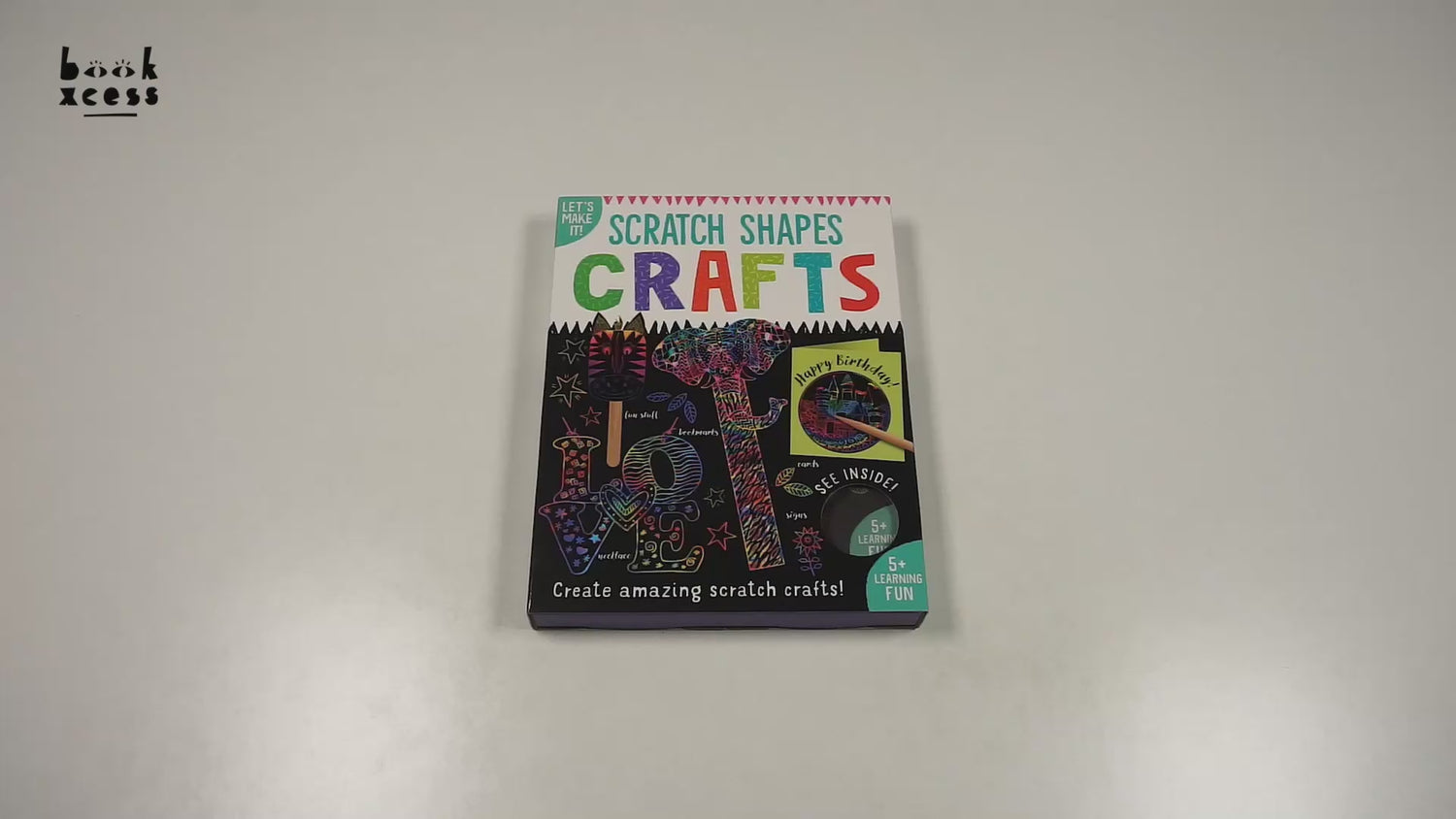 Scratch Shapes Crafts Small Box (Stickered) – BookXcess