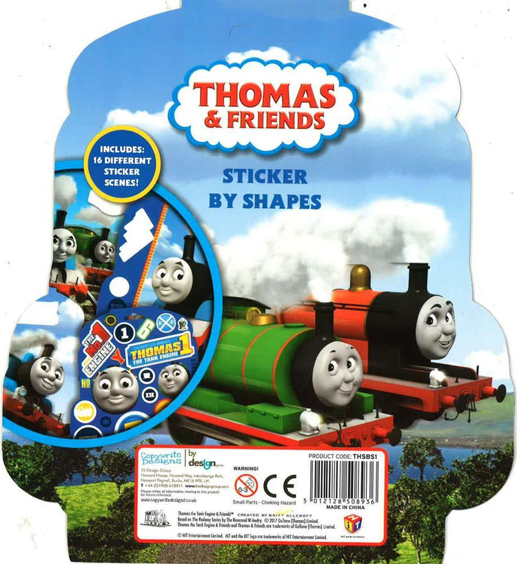 Thomas And Friends Sticker By Shapes – BookXcess
