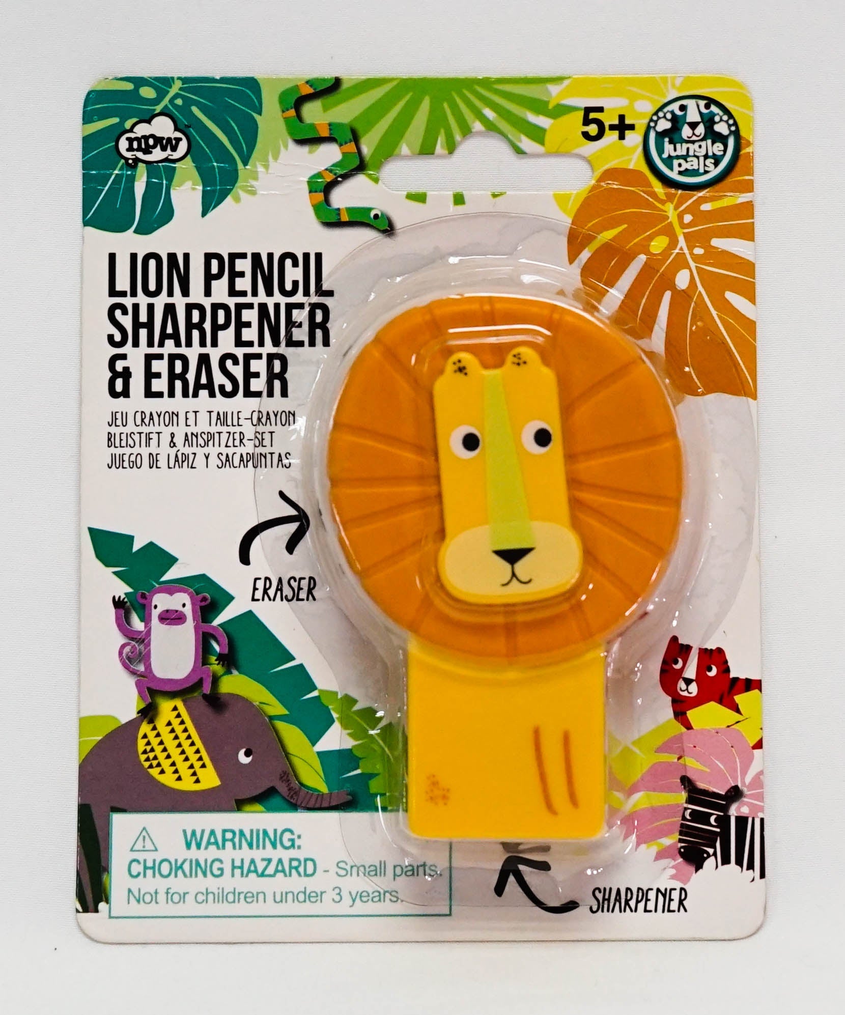 Lion Pencil Sharpener And Eraser – BookXcess